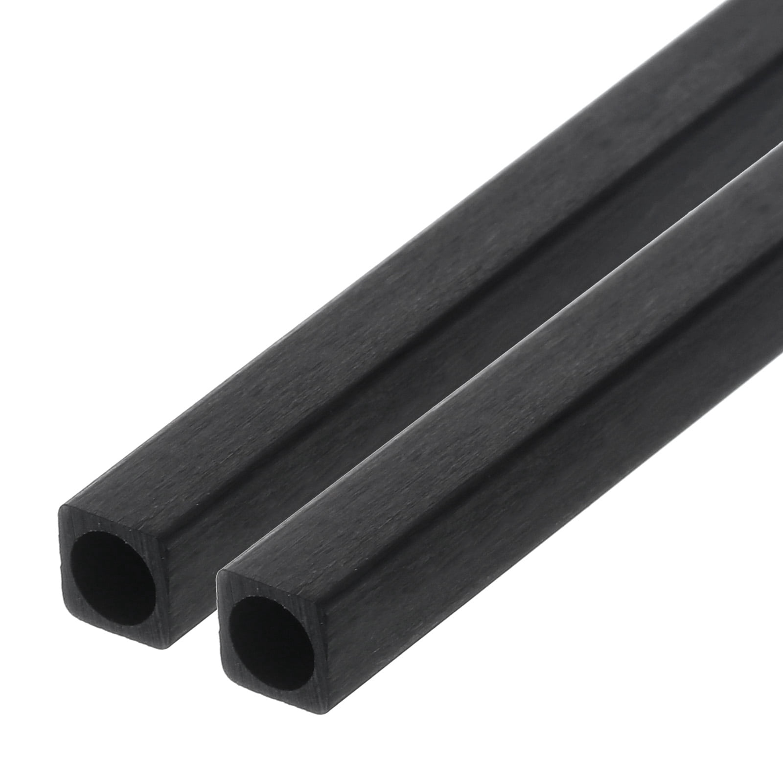 Uxcell Carbon Fiber Square Tube 5x4x500mm Pultruded Carbon Fiber Tubing ...