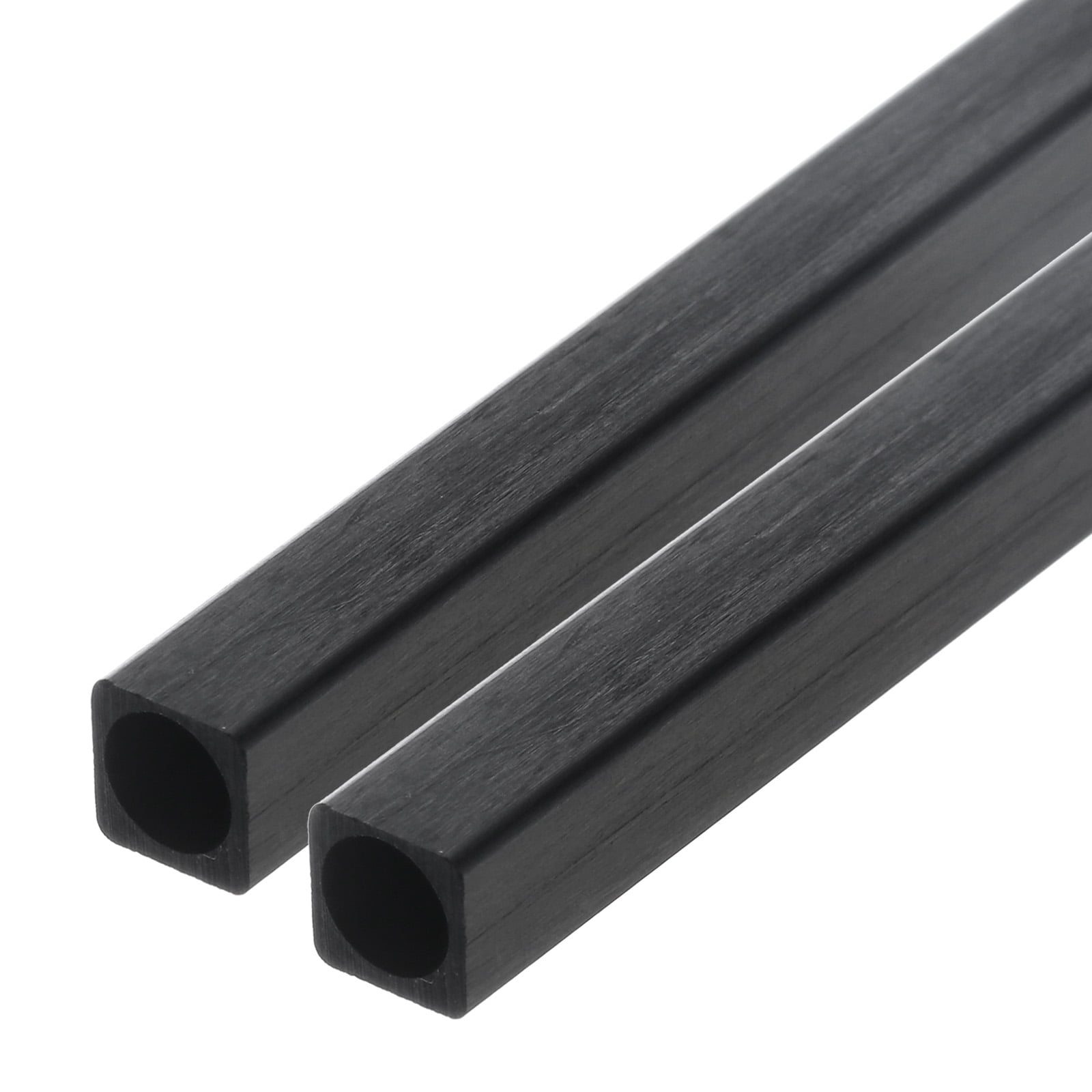 Uxcell Carbon Fiber Square Tube 6x5x500mm Pultruded Carbon Fiber Tubing ...