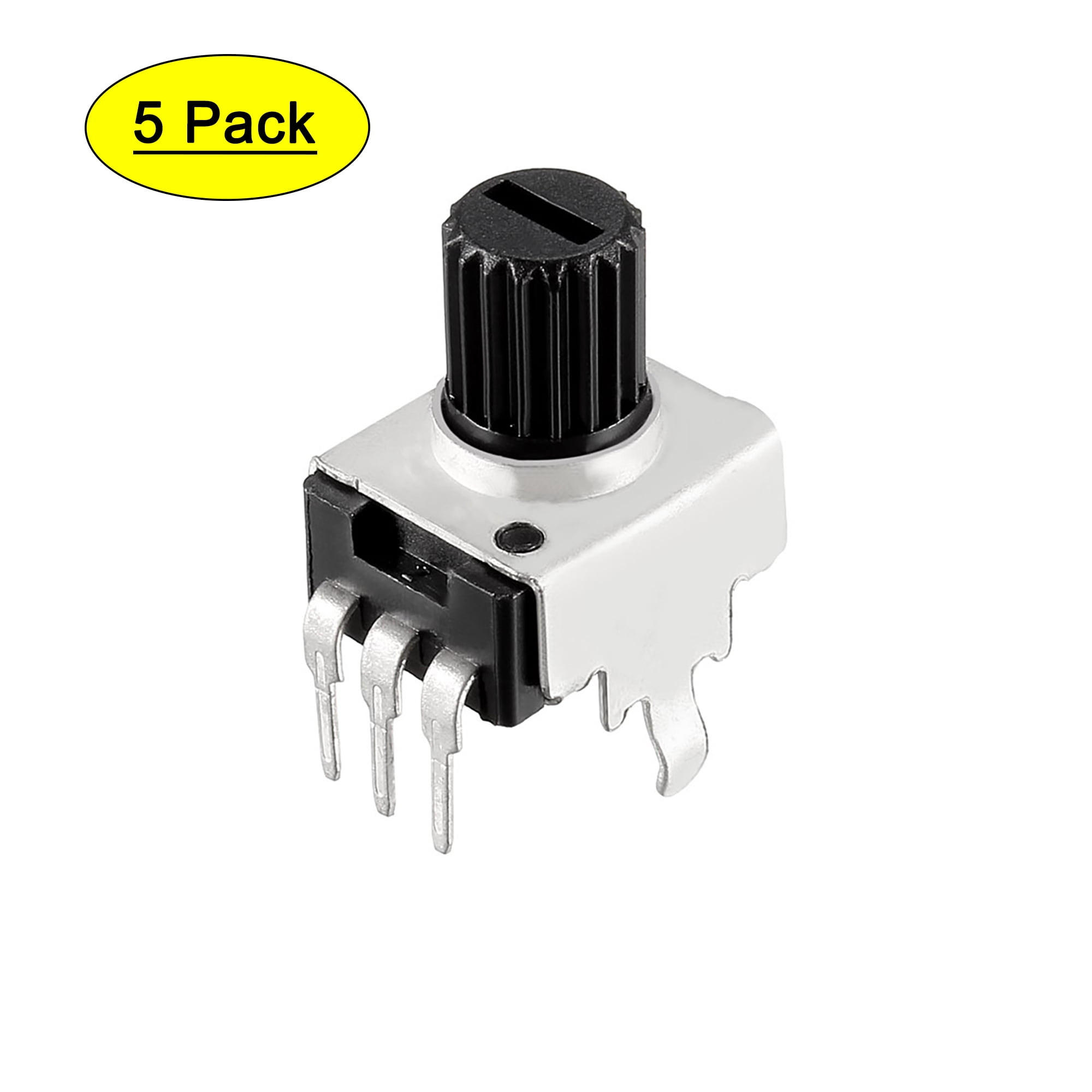 Uxcell Carbon Film Potentiometer 1M Ohm Variable Resistors Single Turn ...