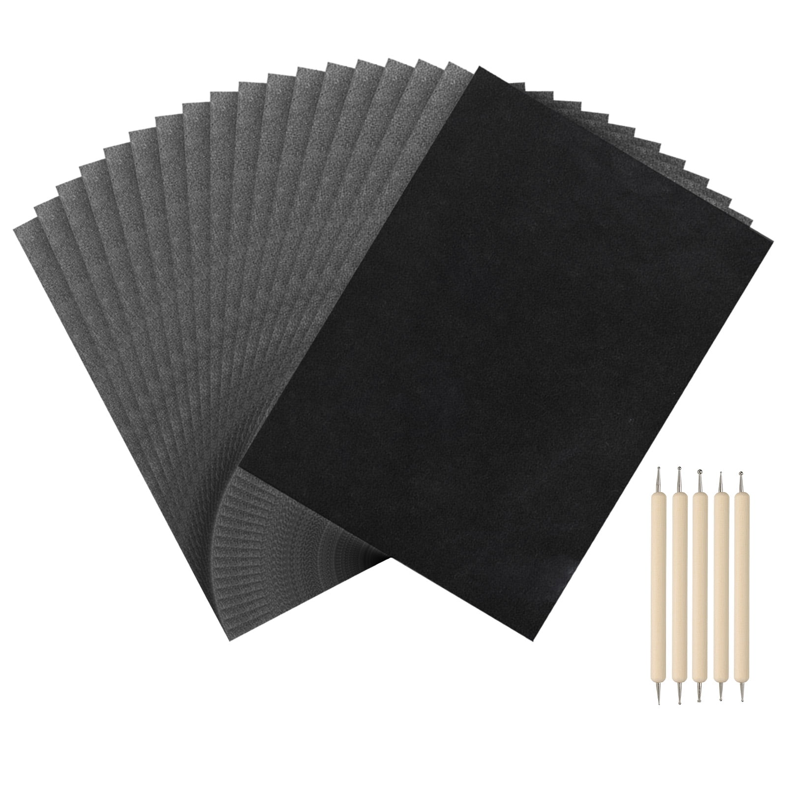 Uxcell Carbon Paper Set A4 Graphite Transfer Tracing Copy Paper with ...