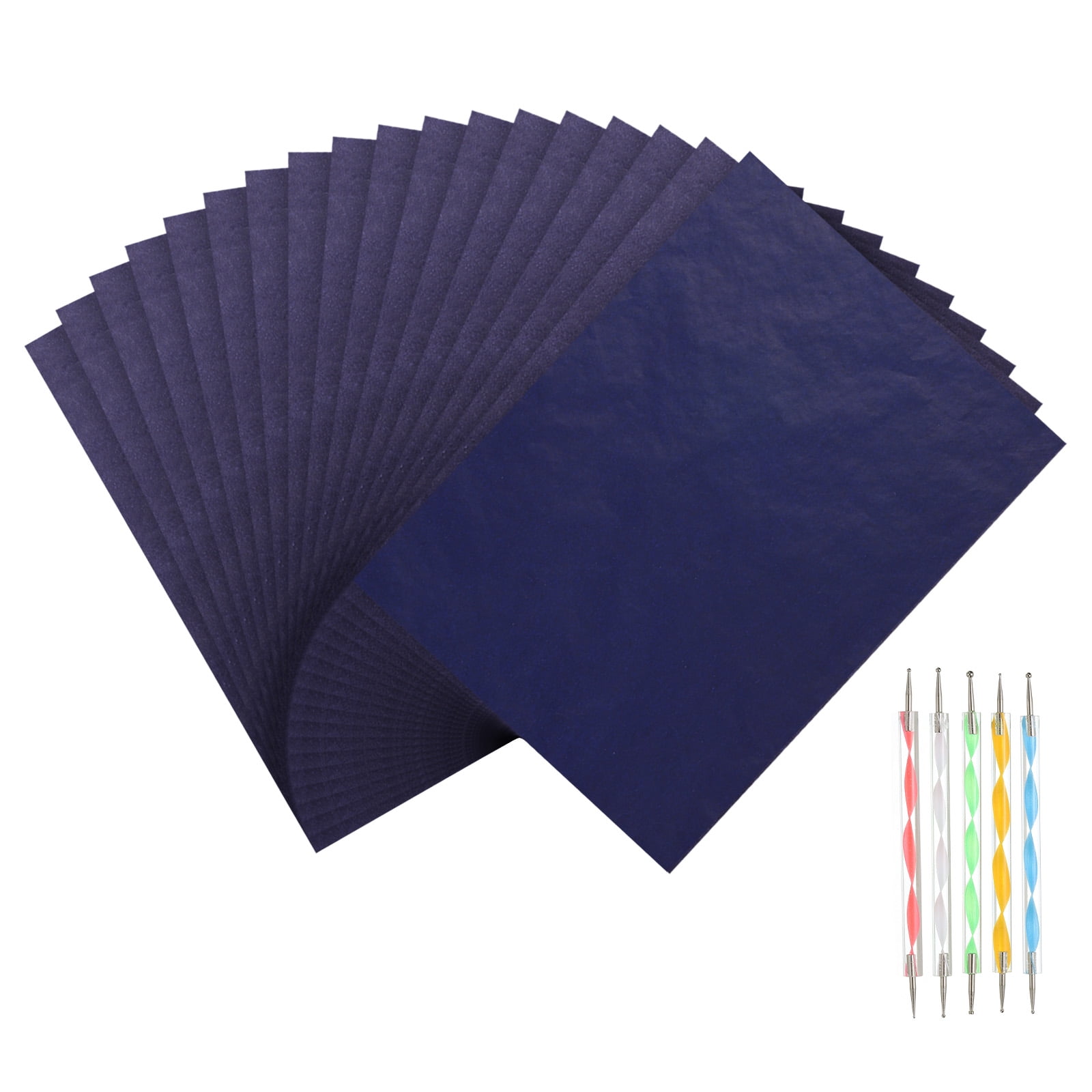 Uxcell Carbon Paper Set, A4 Graphite Transfer Tracing Copy Paper with ...