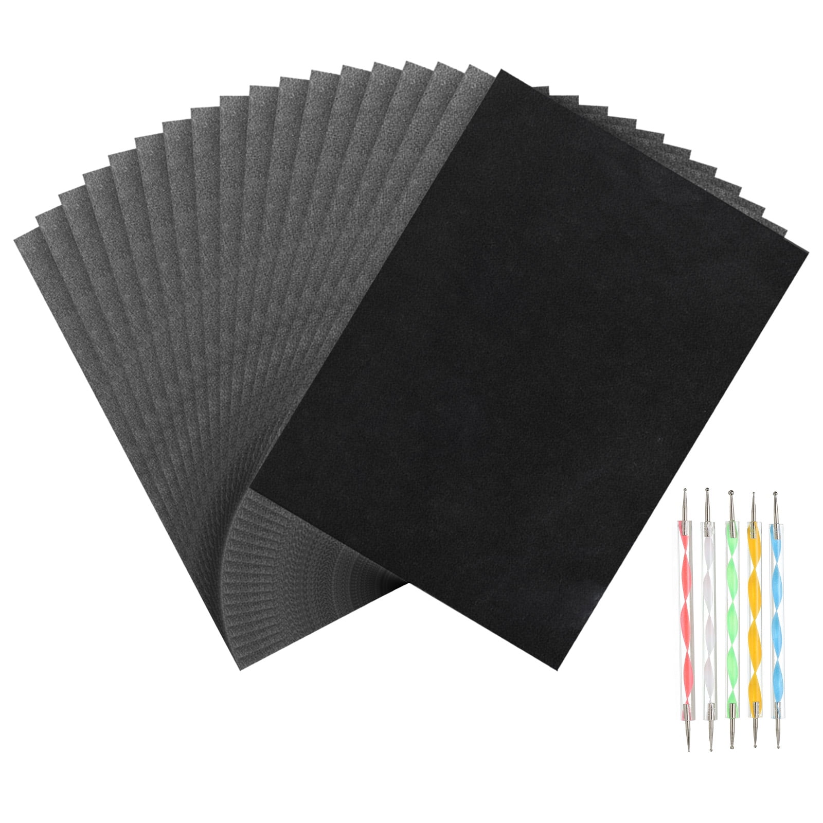Uxcell Carbon Paper Set, Graphite Transfer Tracing Copy Paper with ...