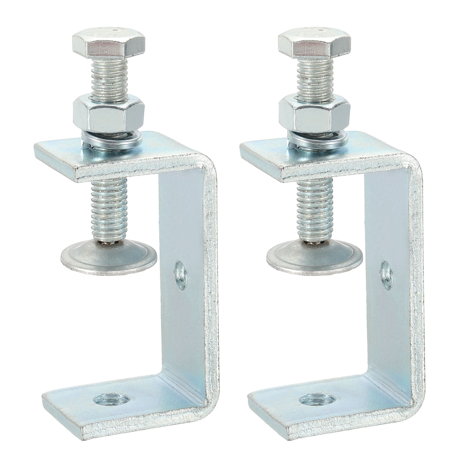 Uxcell Carbon Steel C Clamps 100mm Square Galvanized Mini Tiger Clamp ...
