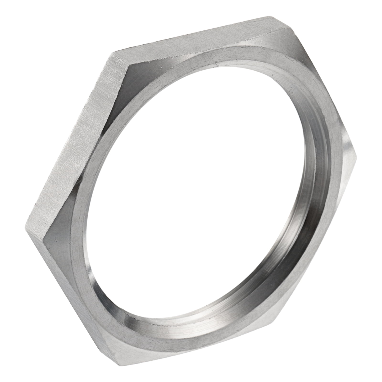 Uxcell Cast Pipe Fitting Hex Locknut, Stainless Steel Hex 1-1/4" 1 ...