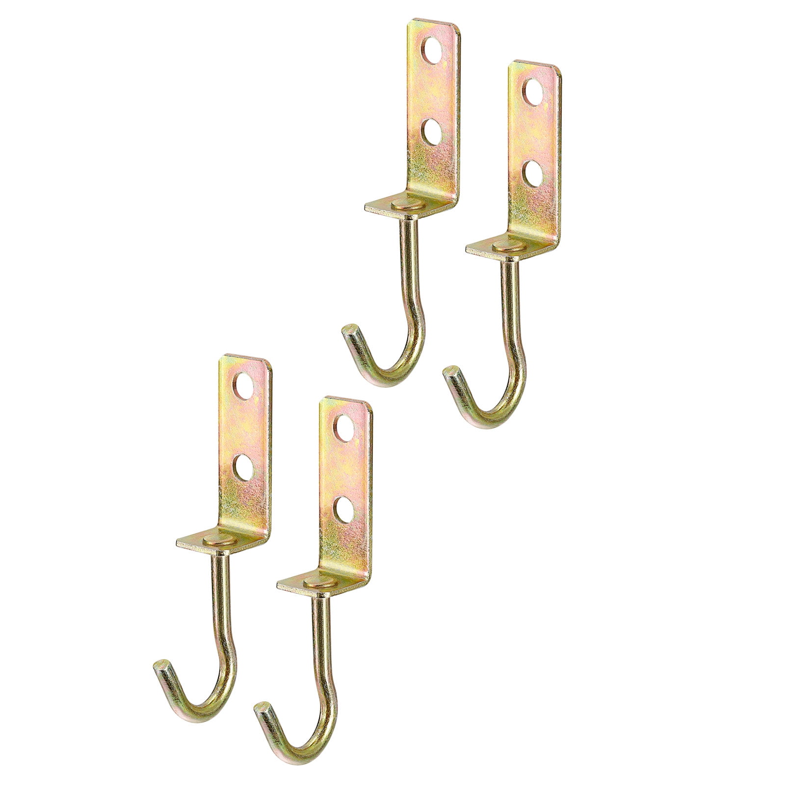 Uxcell Ceiling Hooks, 6'' x 1.1'' Screw Mounted Pad Eye Plate Top Hooks ...