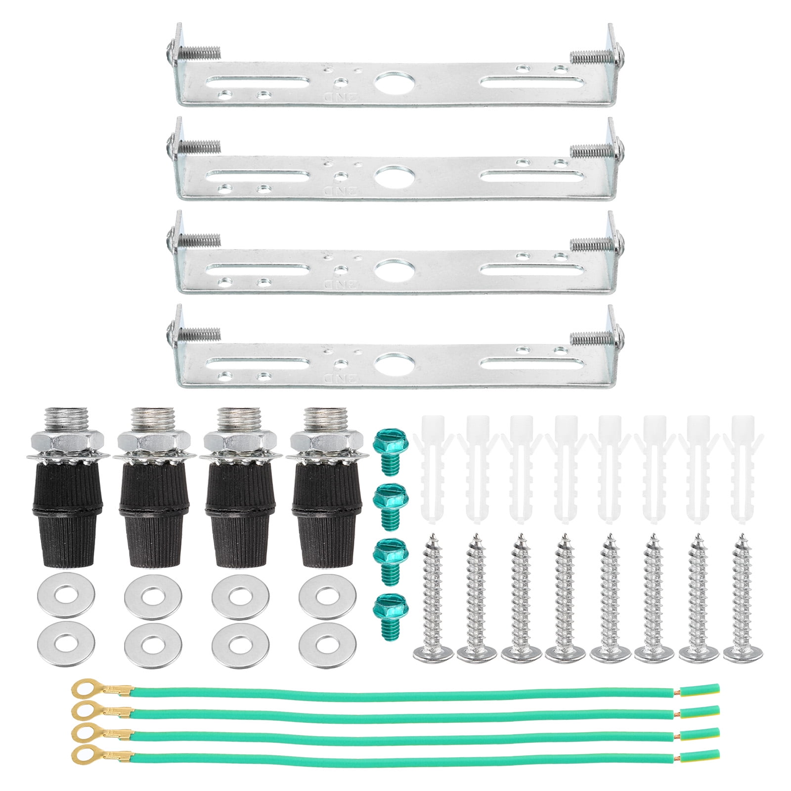 Uxcell Ceiling Light Plate Kit 115x20x15mm Lighting Fixture Mounting ...