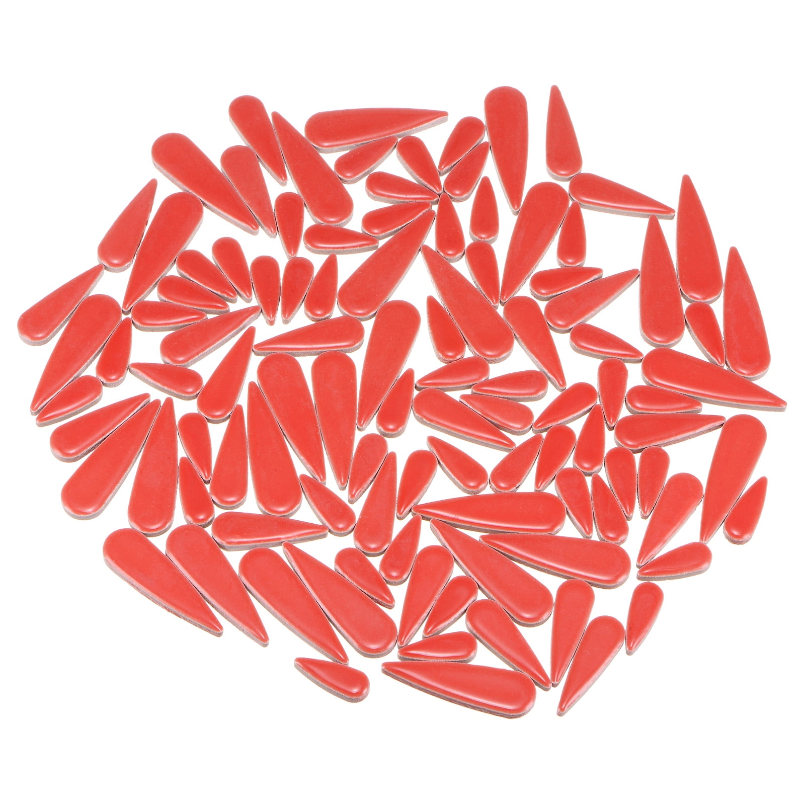 Uxcell Ceramic Mosaic Tiles, 200g Teardrop Flower Leaves Tiles Mosaic ...