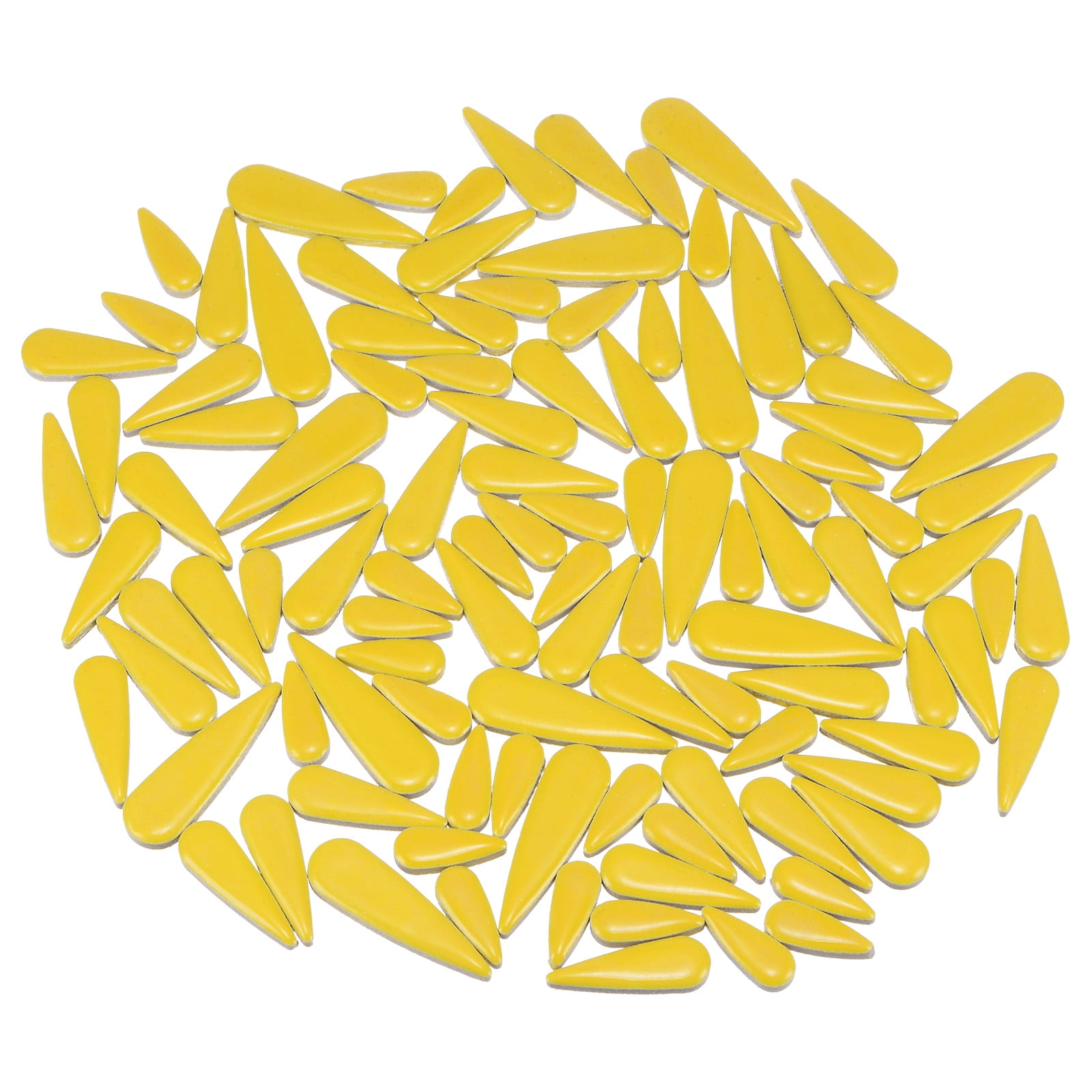 Uxcell Ceramic Mosaic Tiles, 200g Teardrop Flower Leaves Tiles Mosaic ...