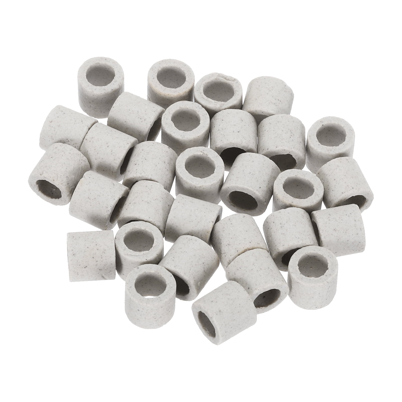 Uxcell Ceramic Tube Insulated Electronic Wire Bundle Protection Heat ...