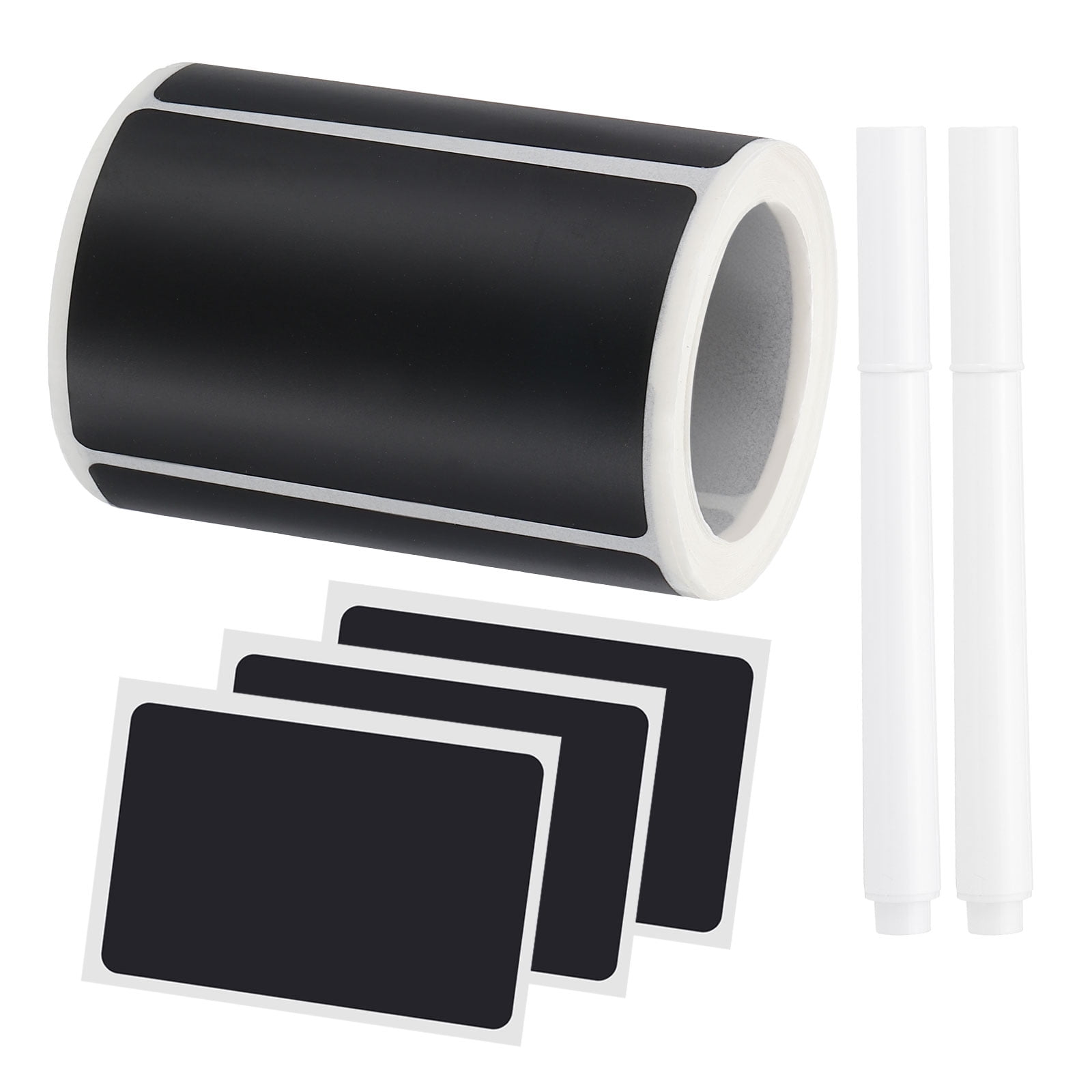 Uxcell Chalkboard Labels, 120Pcs Blackboard Sticker 2 Chalk Pen, Pantry ...