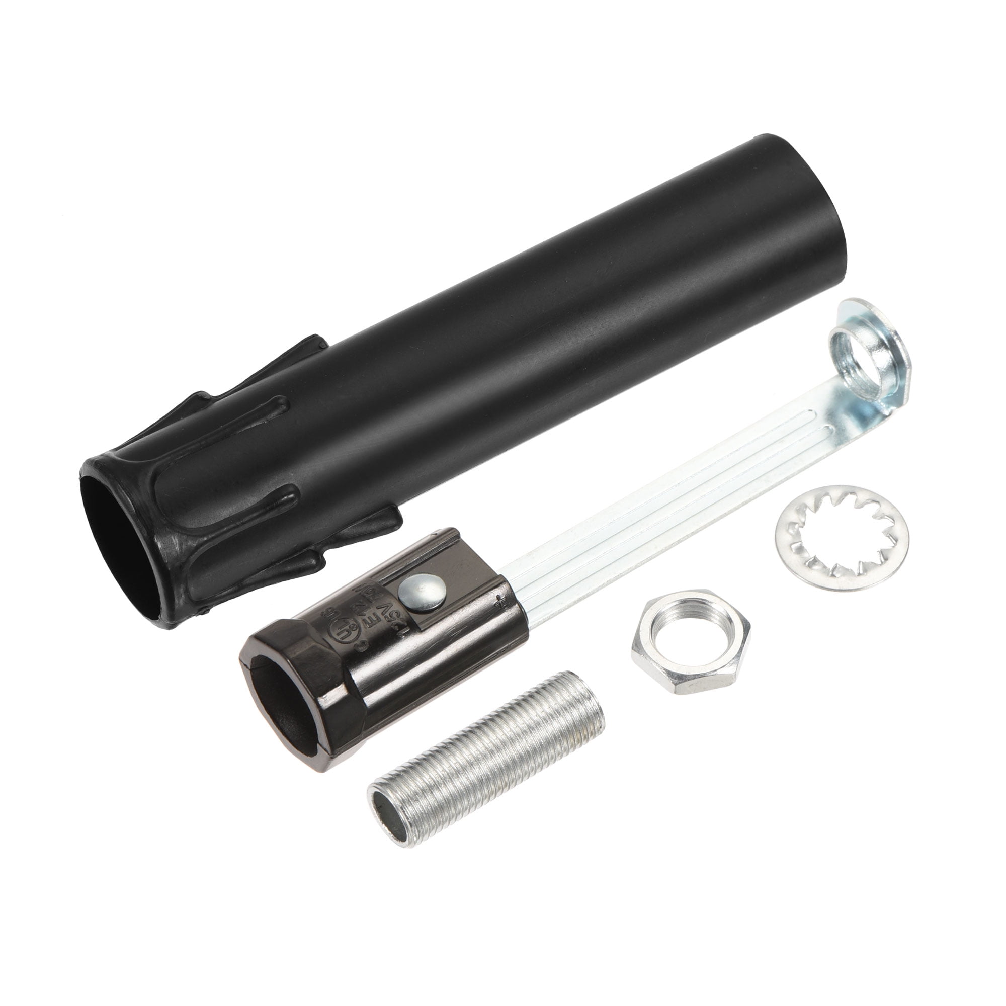 Uxcell Chandelier Light Socket Kit for E12 Candelabra, Lamp Base with ...