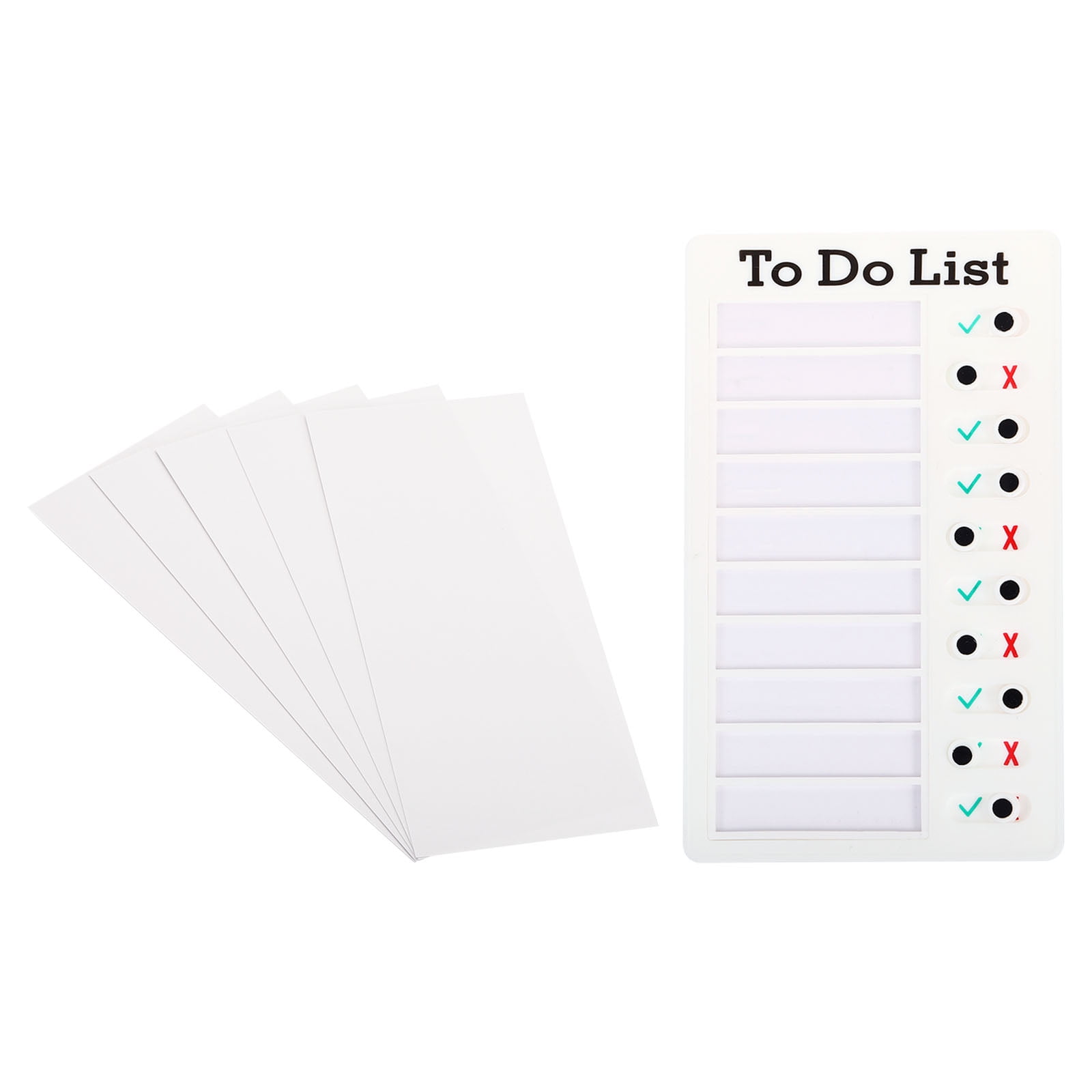 Uxcell Checklist Board Set, Plastic Memo Chore Chart Task Schedule with ...