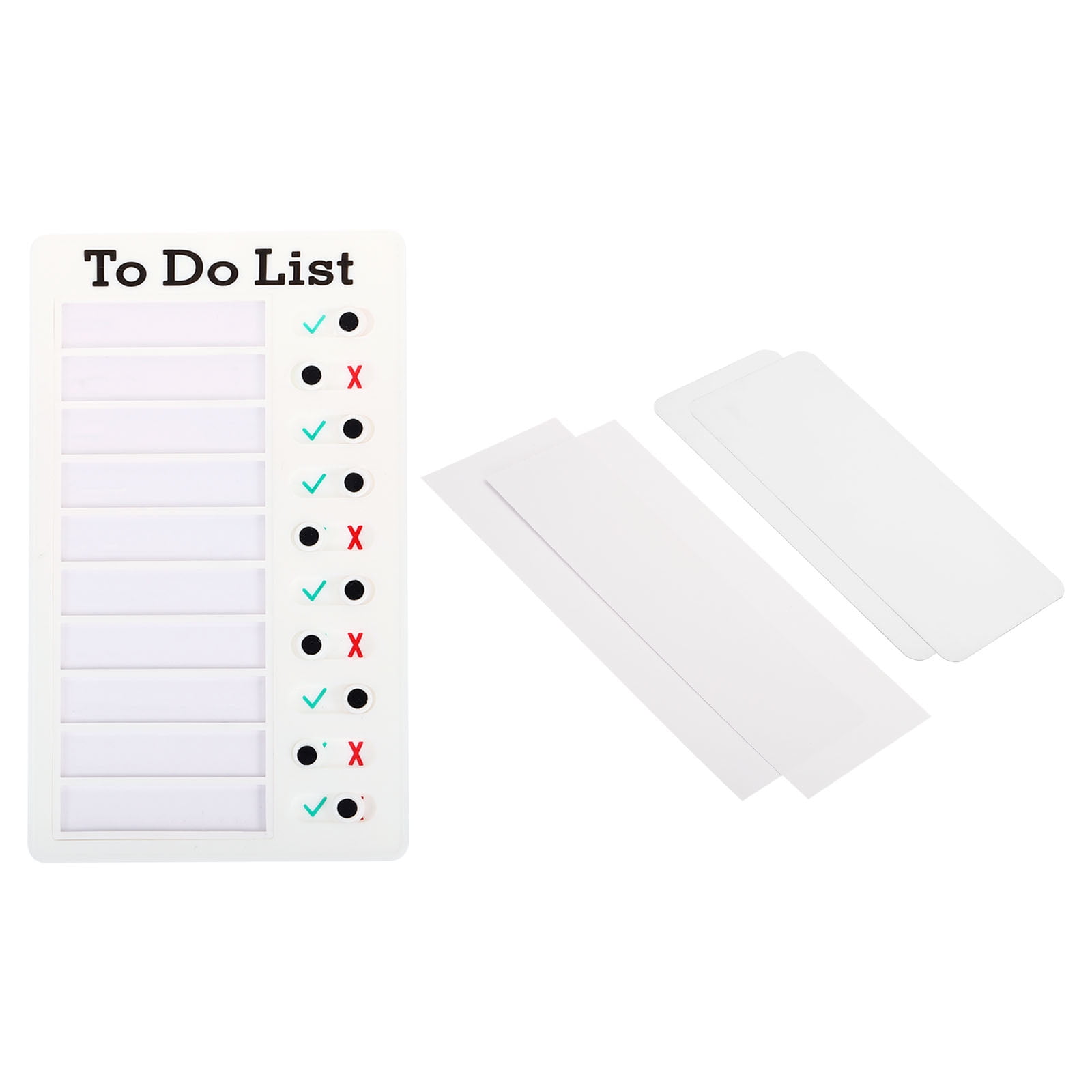 Uxcell Checklist Board Set, Plastic Memo Chore Chart Task Schedule with ...