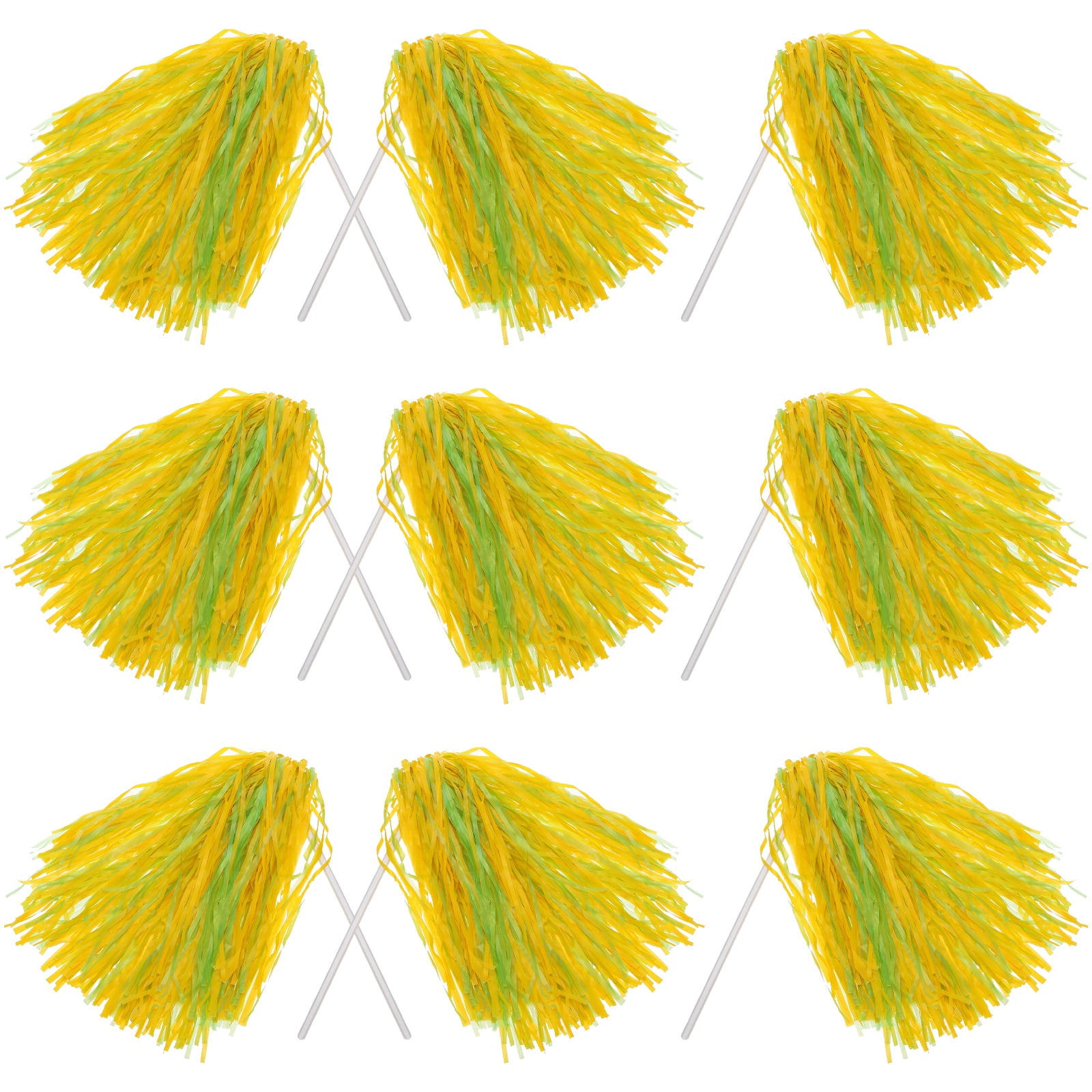 Uxcell Cheerleader Pom Poms Spirit Shakers Cheer Pompoms, Long Handle ...