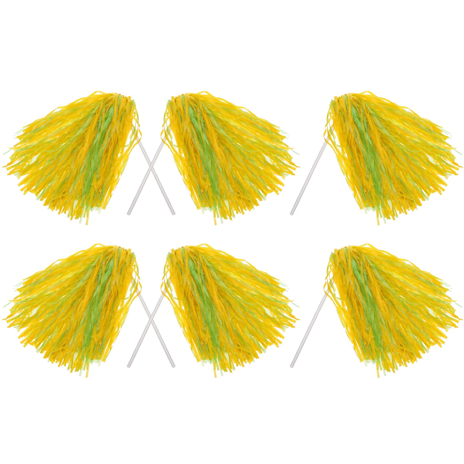 Uxcell Cheerleader Pom Poms Spirit Shakers Cheer Pompoms Long Handle ...