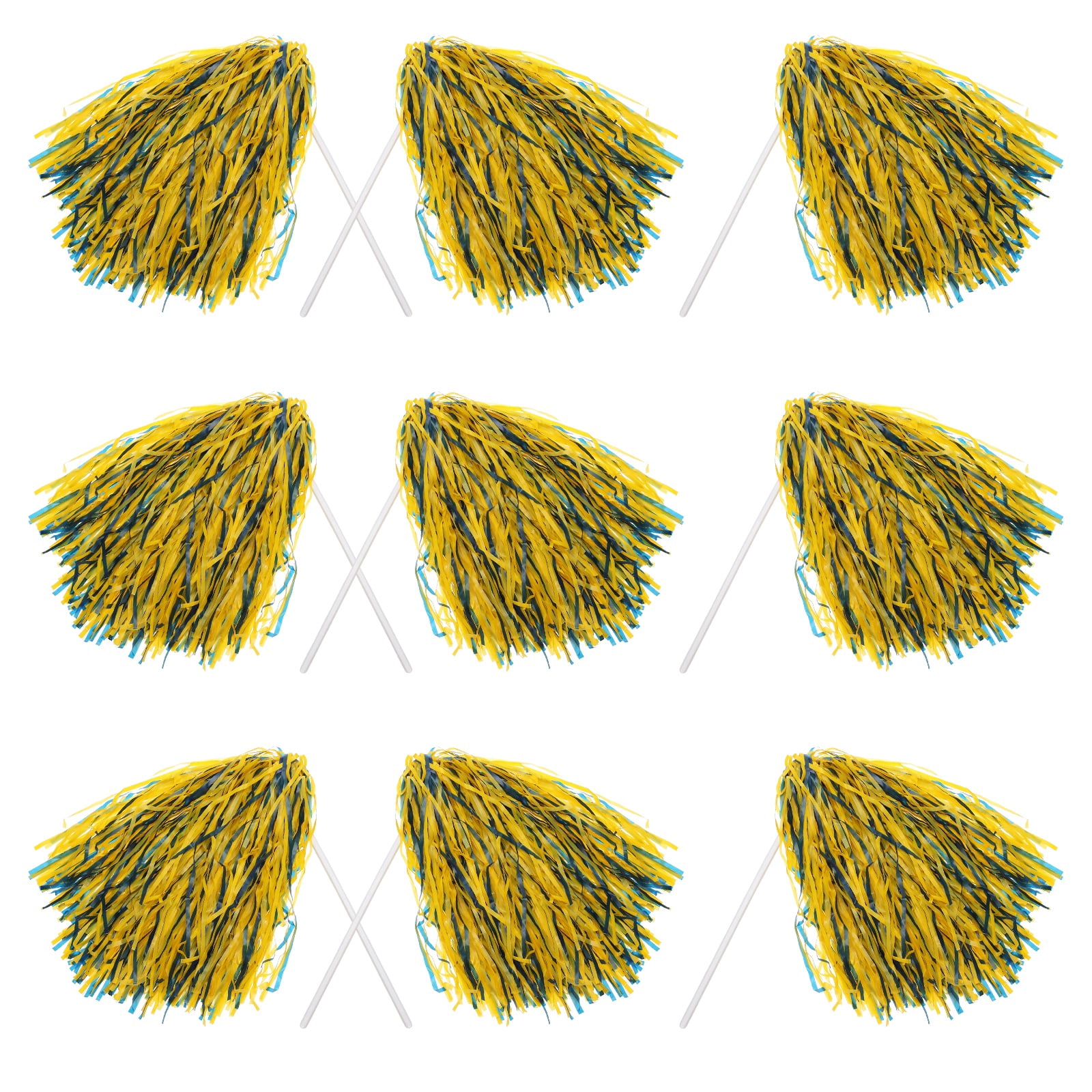 Uxcell Cheerleader Pom Poms Spirit Shakers Cheer Pompoms, Long Handle ...