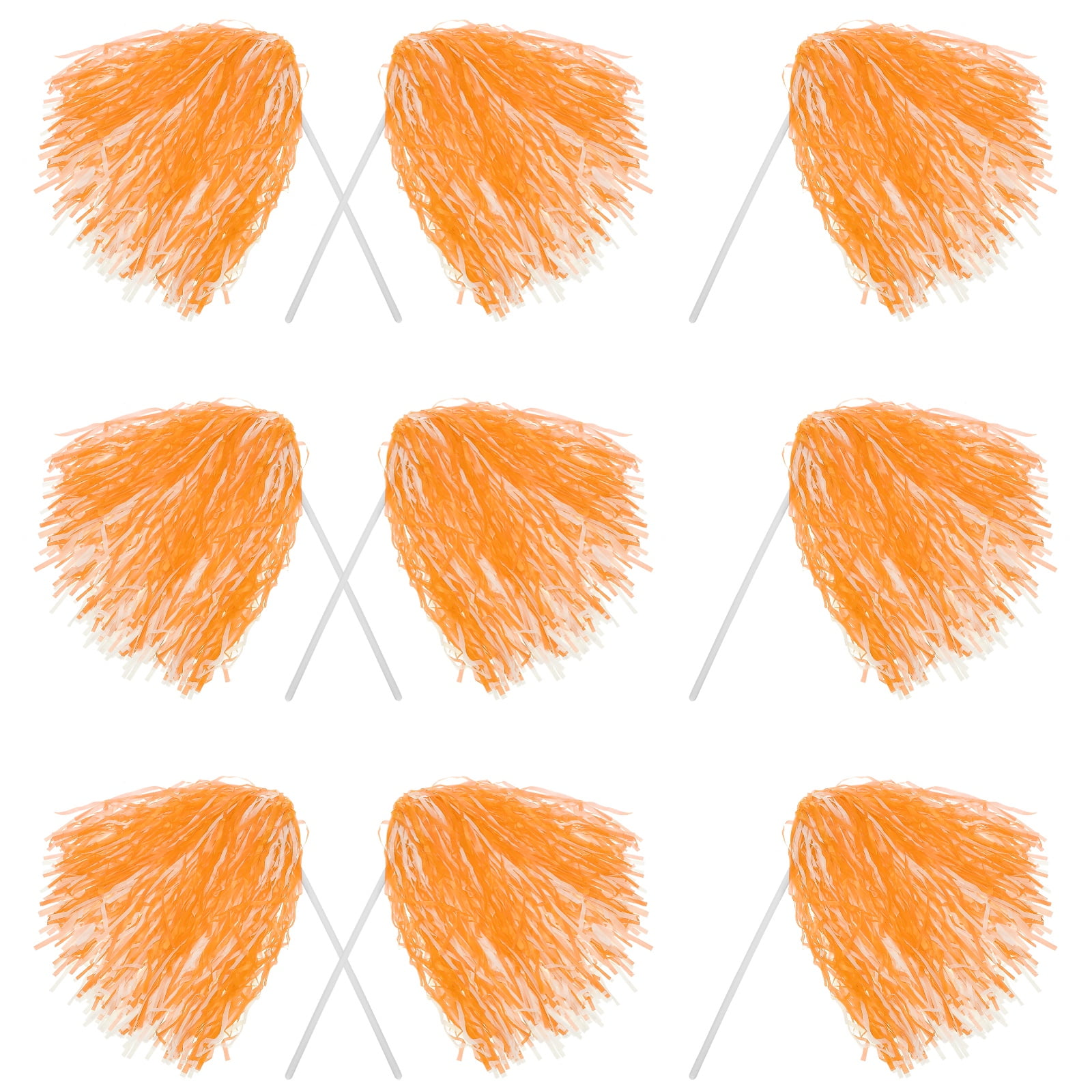 Uxcell Cheerleader Pom Poms Spirit Shakers Cheer Pompoms, Long Handle ...