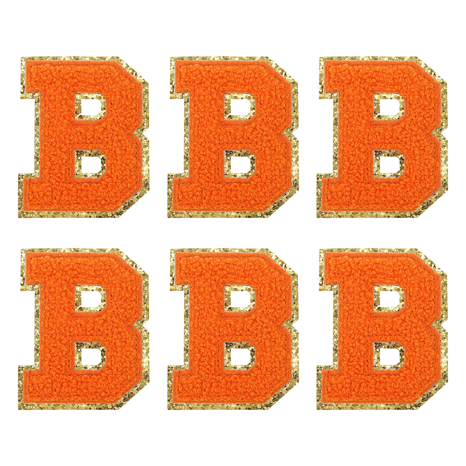 Uxcell Chenille Letter Patches 2.2" Self Adhesive Letter B Stick on ...