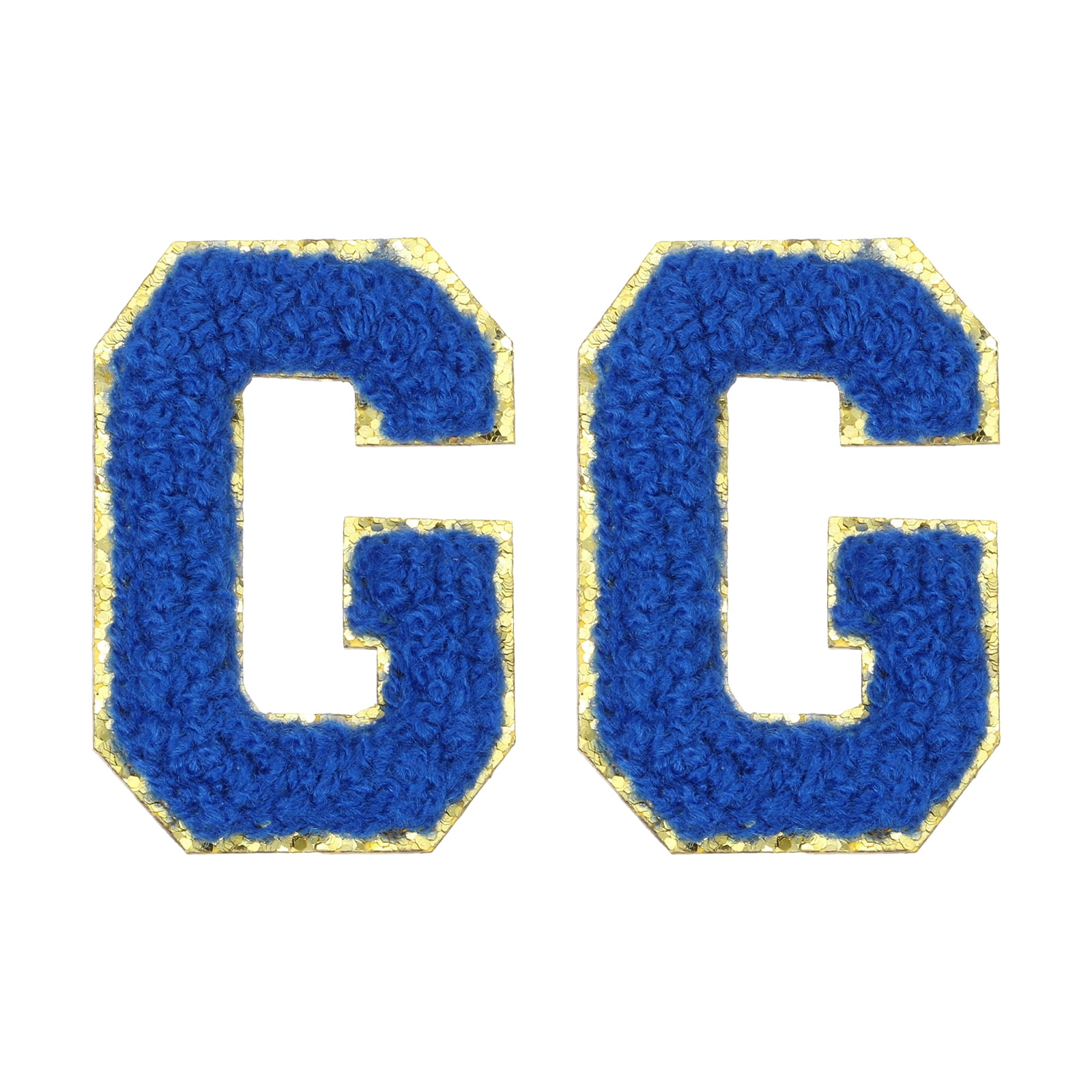 Uxcell Chenille Letter Patches 2.2" Self Adhesive Letter G Stick on ...