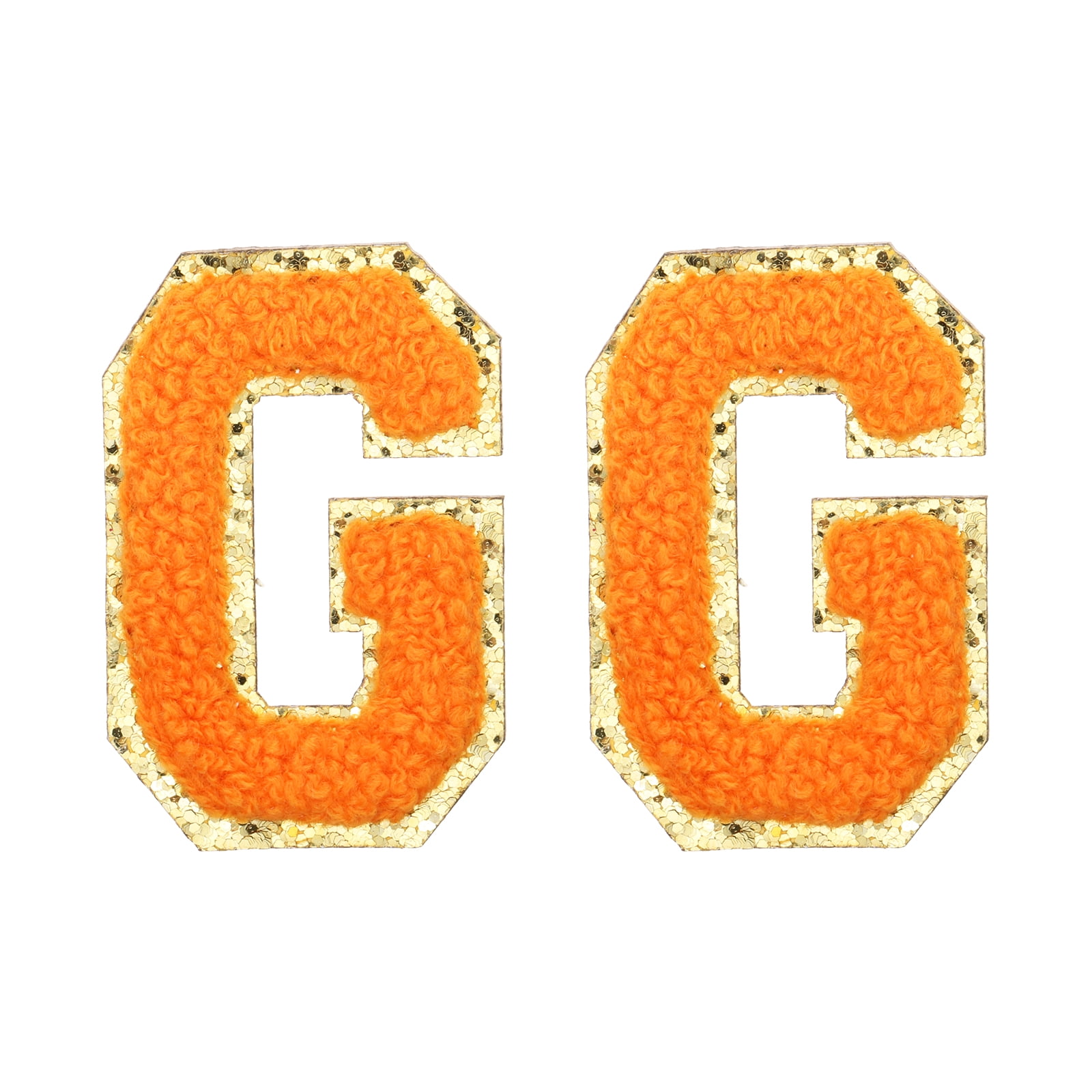 Uxcell Chenille Letter Patches 2.2" Self Adhesive Letter G Stick on ...