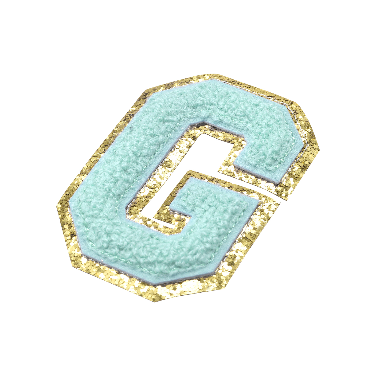 Uxcell Chenille Letter Patches Iron on Letter Patches Blue Alphabet G ...