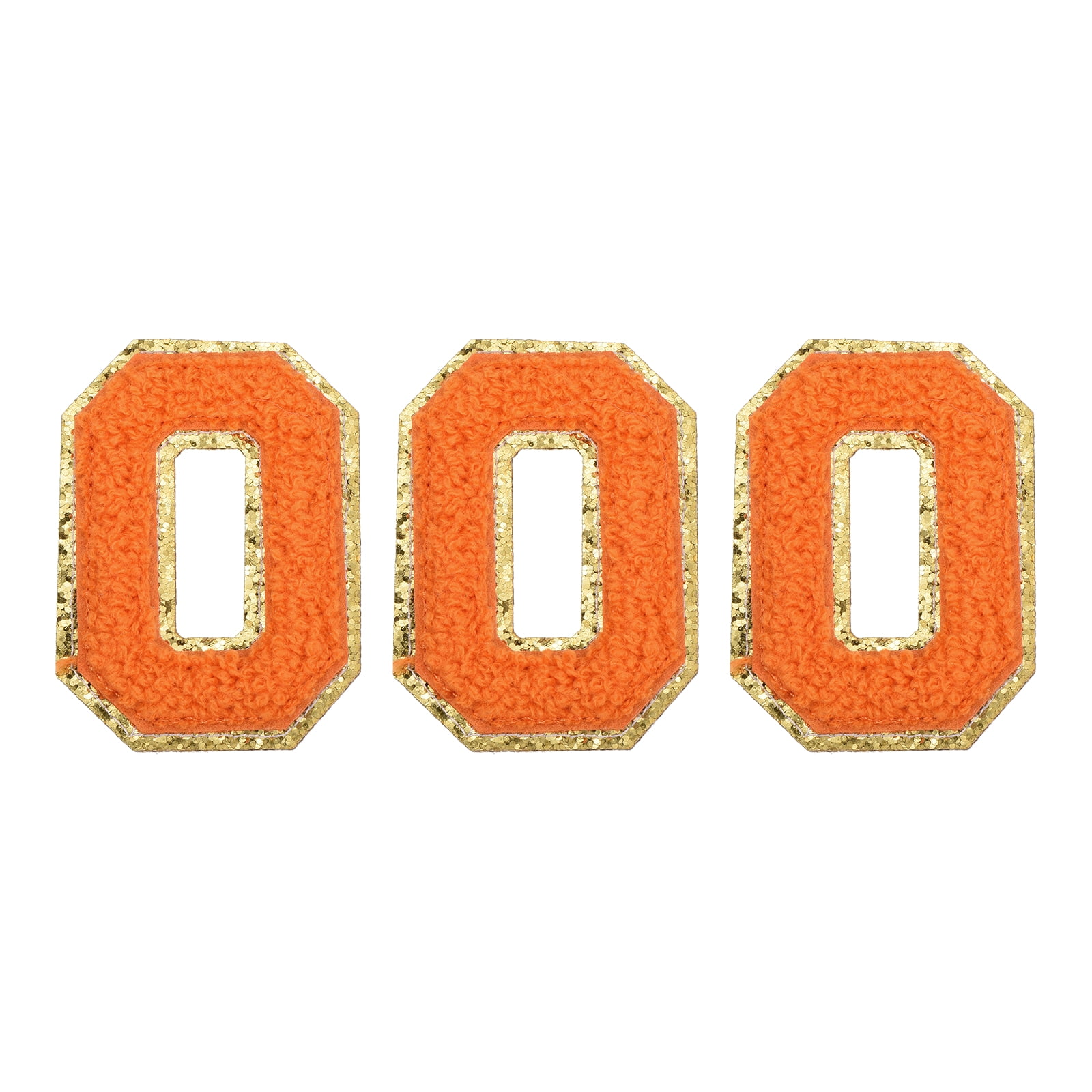 Uxcell Chenille Letter x Patches Large Size 3.15"x2.24" 3PCS(Orange ...