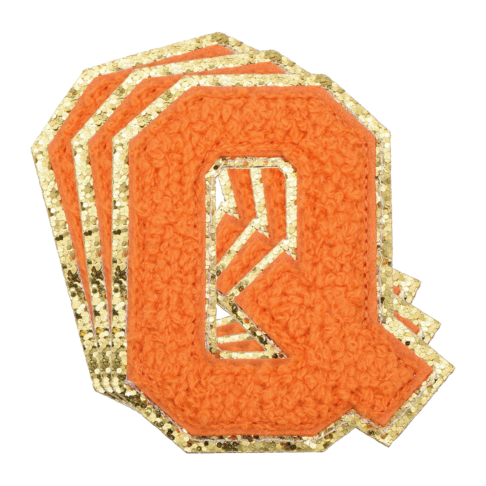Uxcell Chenille Letter x Patches Large Size 3.15"x2.76" 3PCS(Orange ...