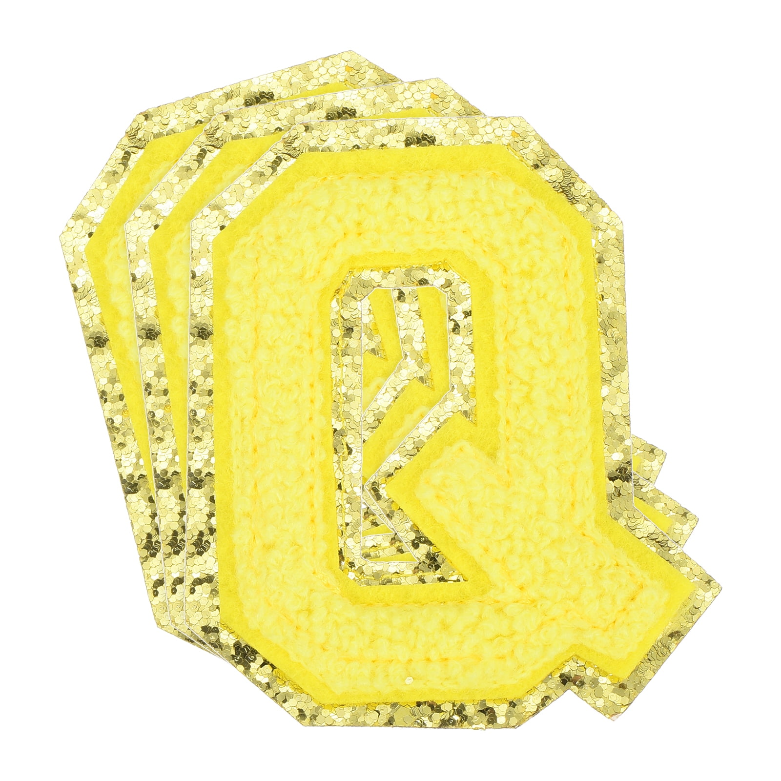 Uxcell Chenille Letter x Patches Large Size 3.15"x2.76" 3PCS(Yellow ...