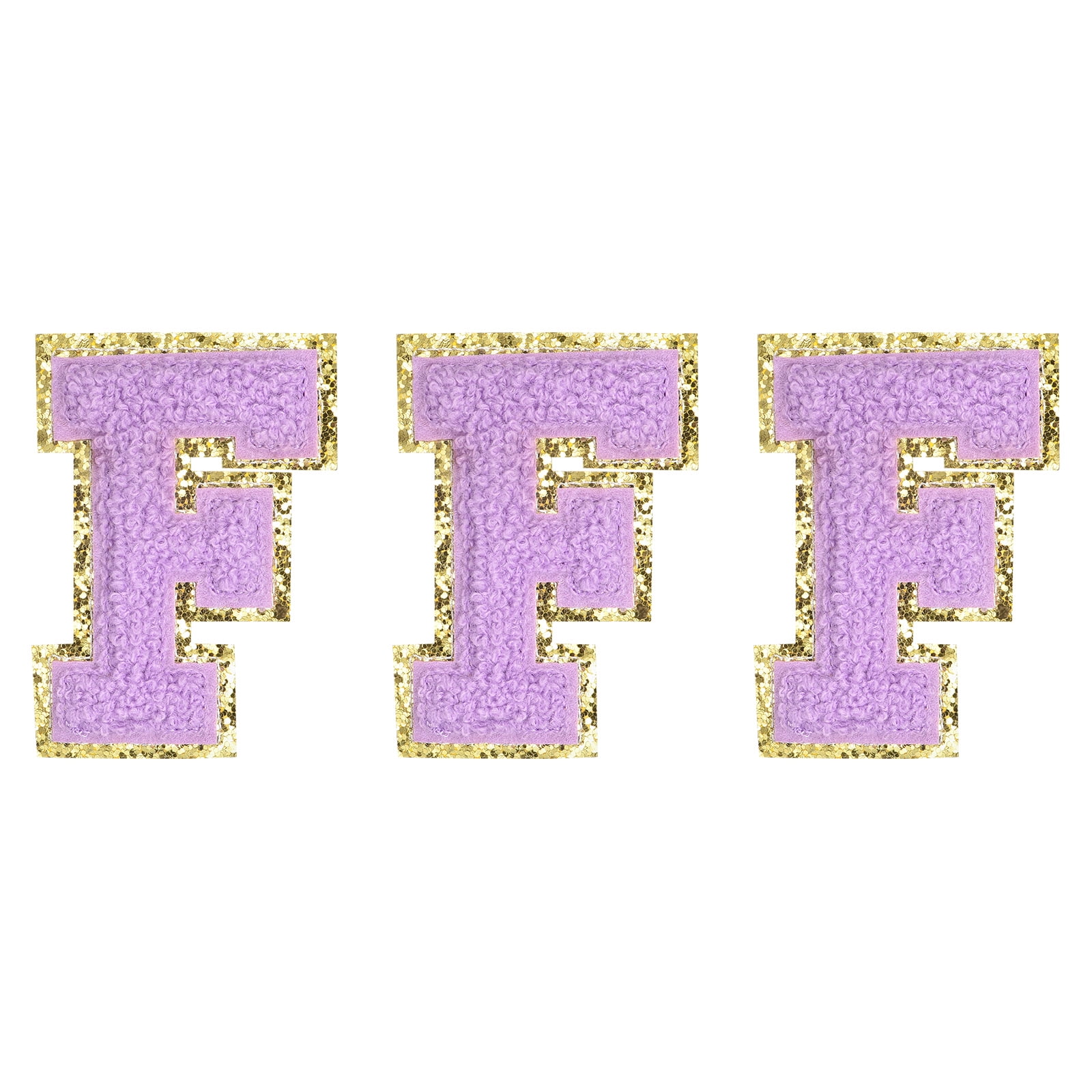 Uxcell Chenille Letters F Patches Large Size 80mm/3.15 Inch F Patches ...