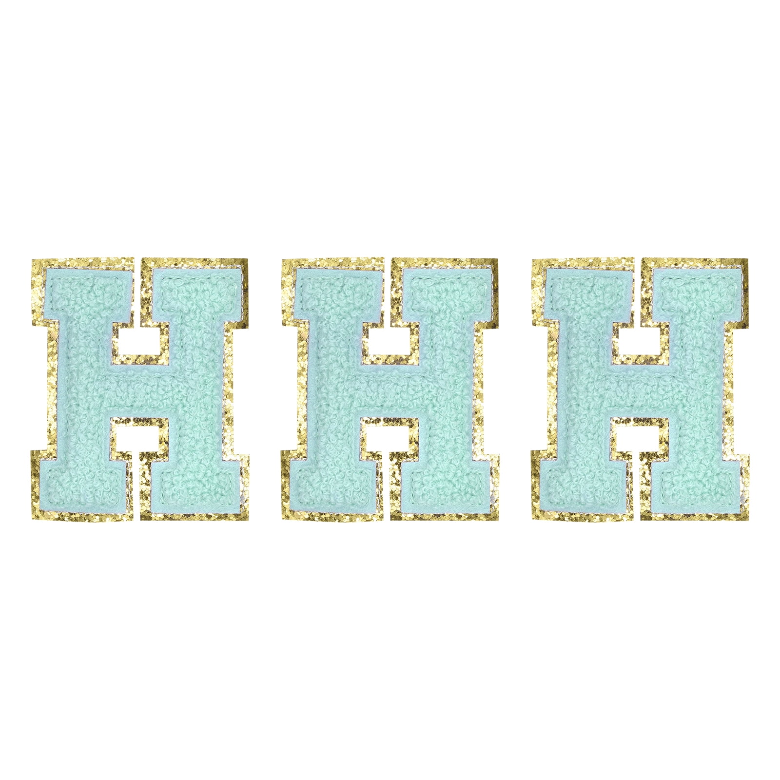 Uxcell Chenille Letters H Patches Large Size 80mm/3.15 Inch H Patches ...