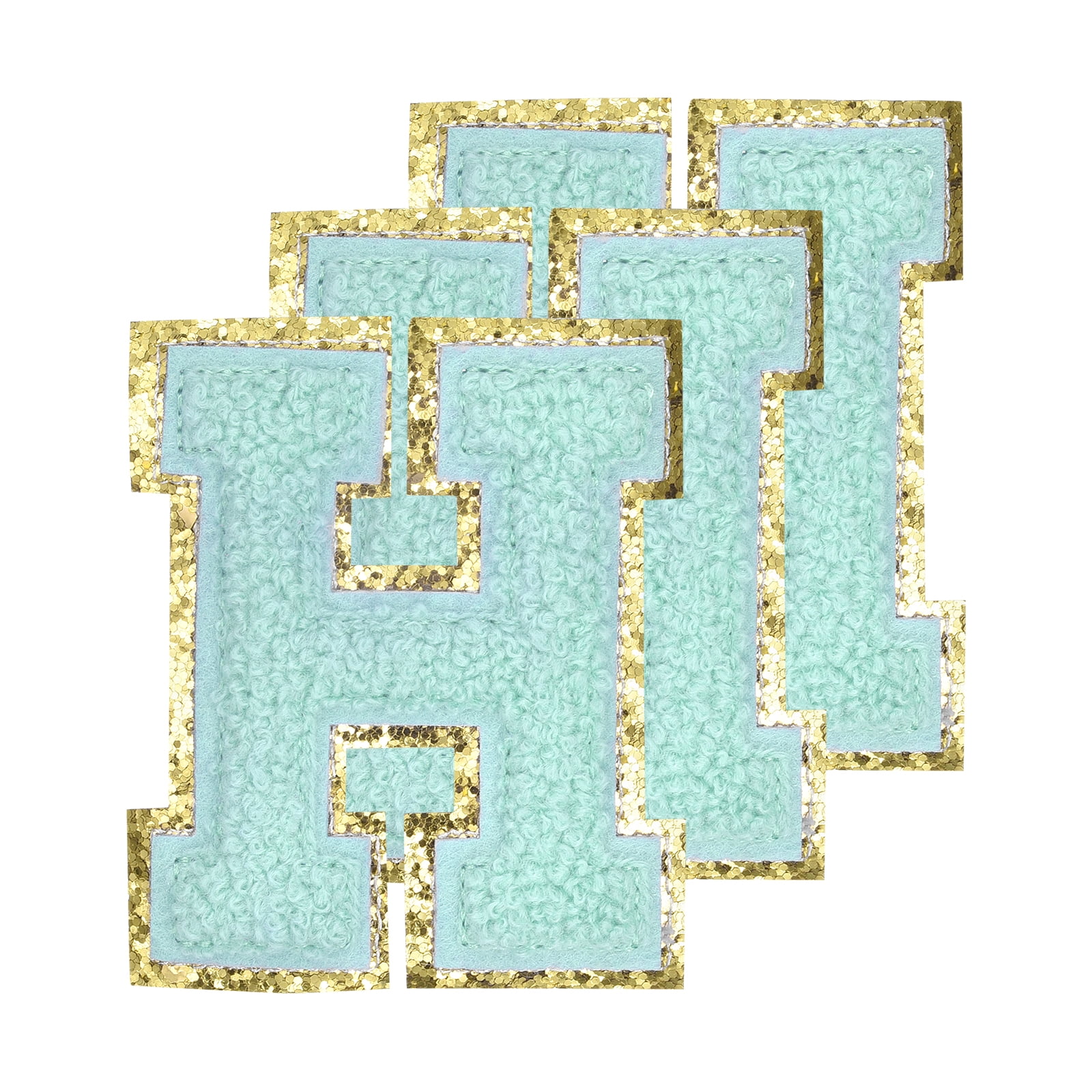 Uxcell Chenille Letters H Patches Large Size 80mm/3.15 Inch H Patches ...