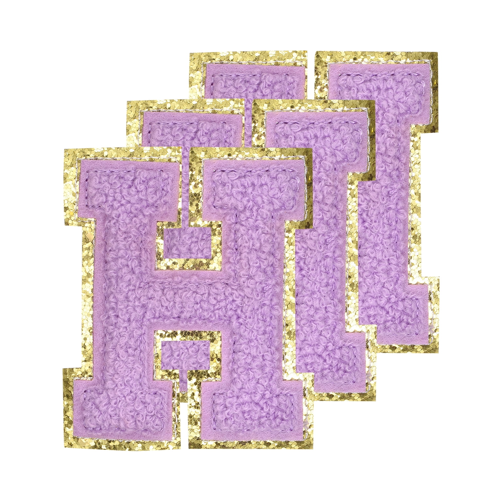 Uxcell Chenille Letters H Patches Large Size 80mm/3.15 Inch H Patches ...