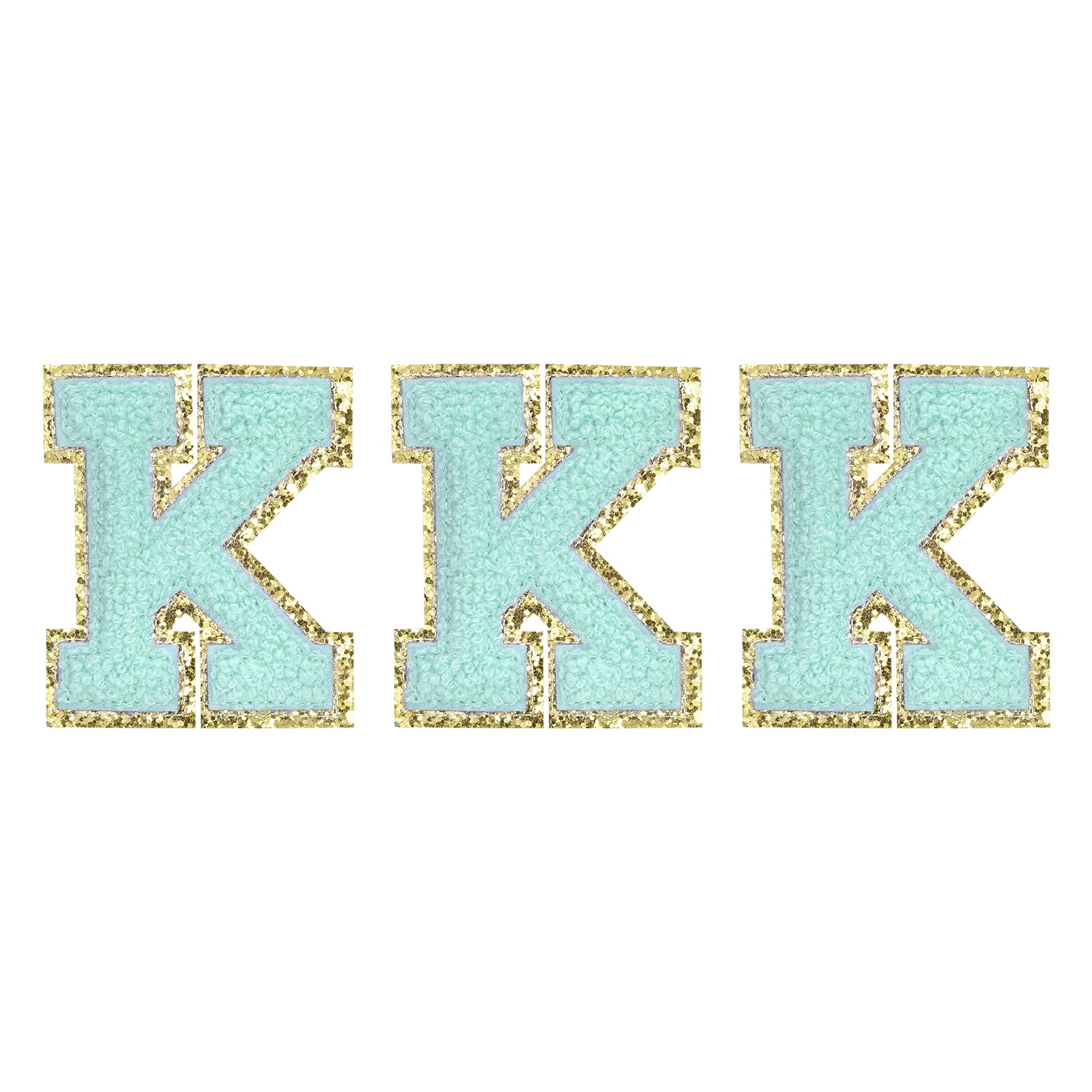 Uxcell Chenille Letters K Patches Large Size 80mm/3.15 Inch K Patches ...