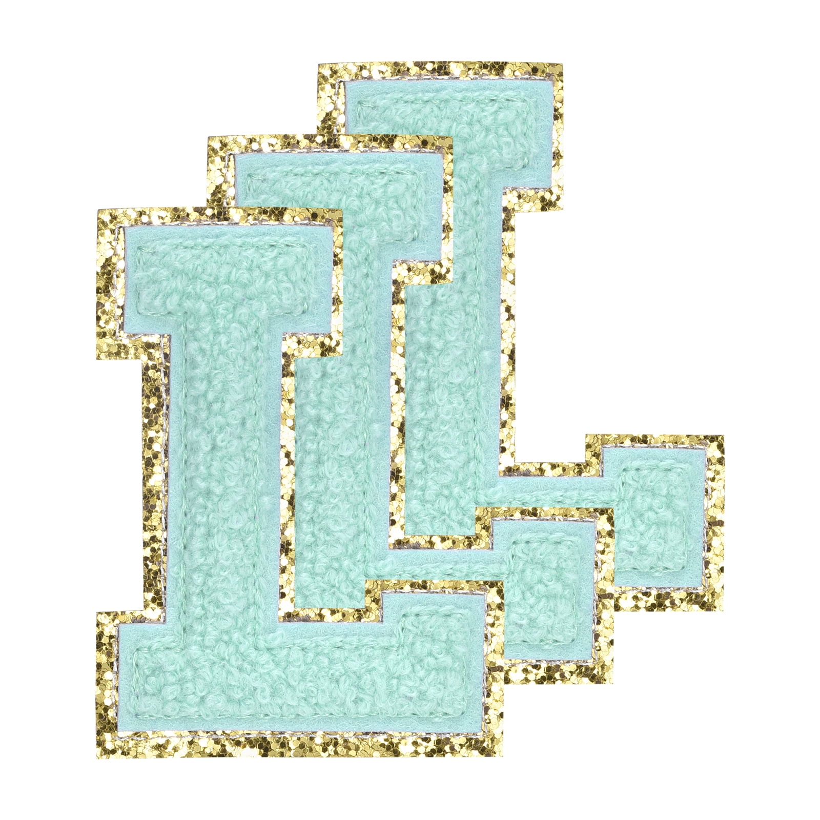 Uxcell Chenille Letters L Patches Large Size 80mm/3.15 Inch L Patches ...