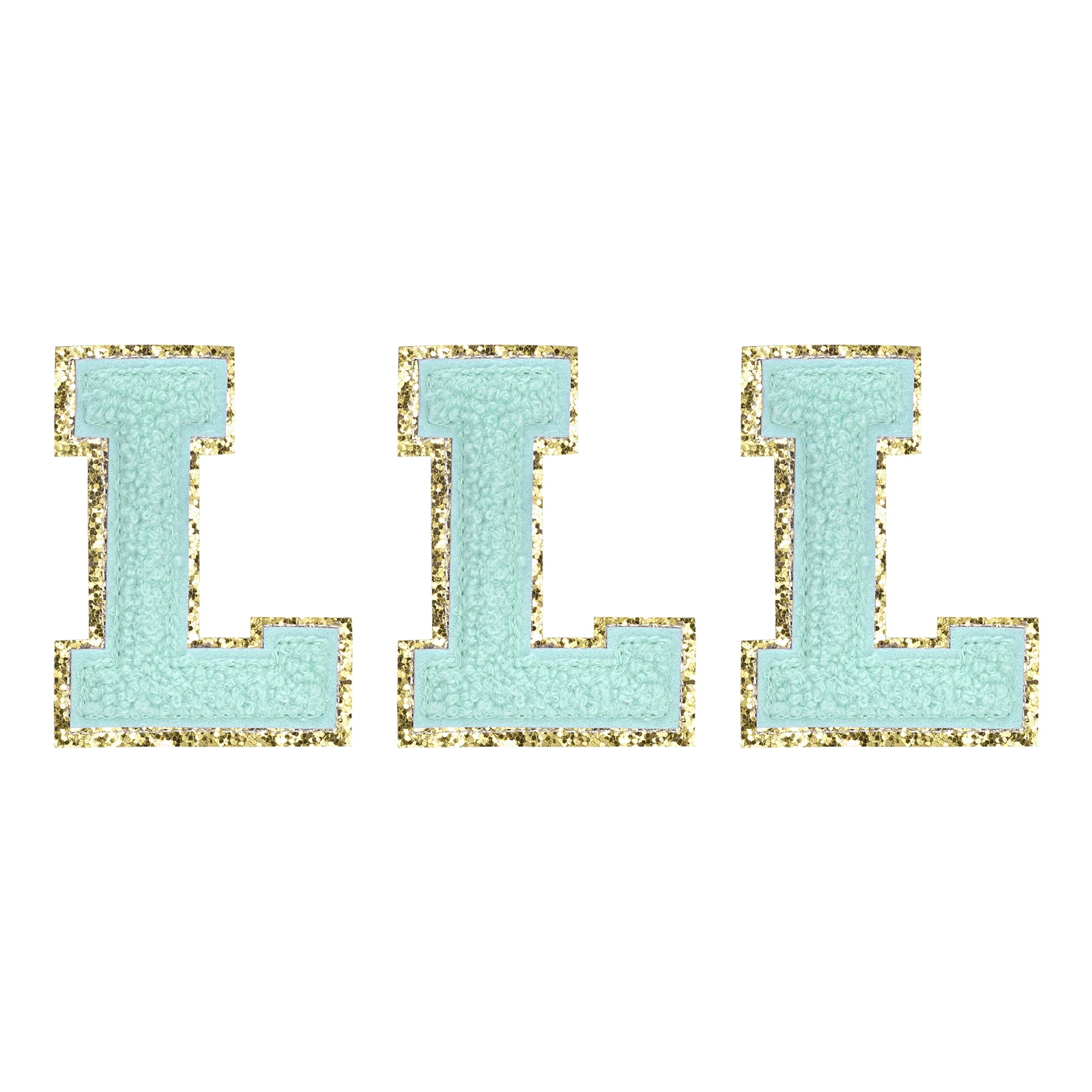 Uxcell Chenille Letters L Patches Large Size 80mm/3.15 Inch L Patches ...