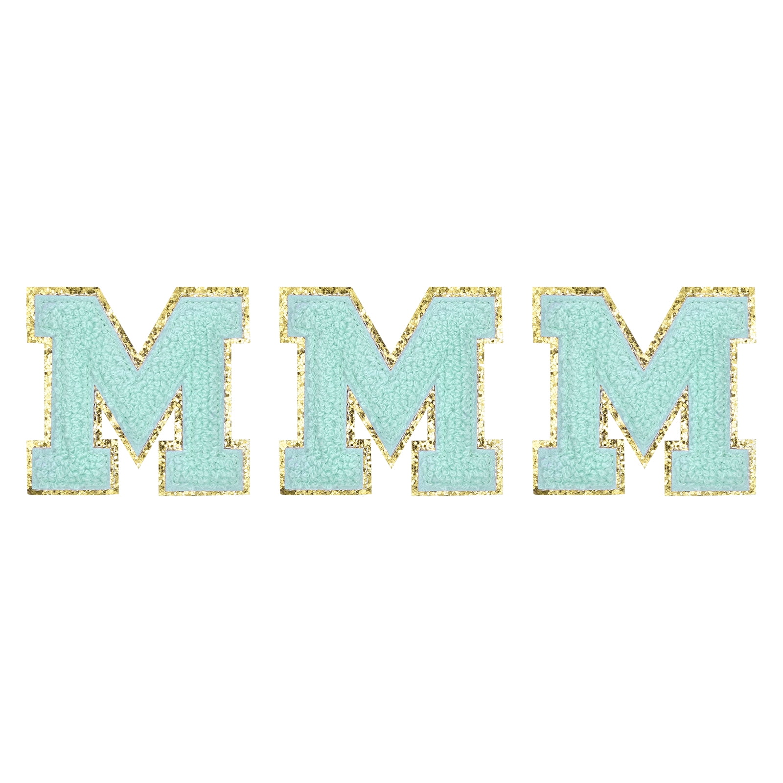 Uxcell Chenille Letters M Patches Large Size 80mm/3.15 Inch M Patches ...