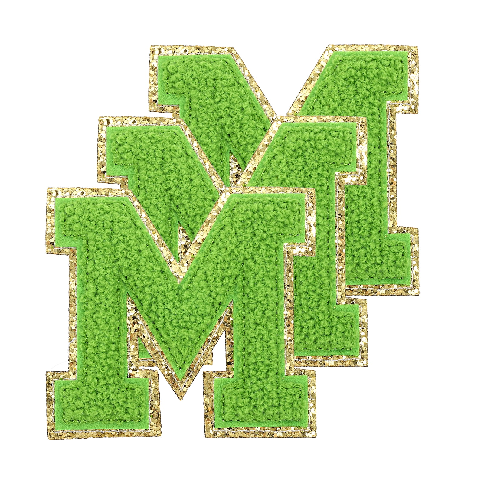 Uxcell Chenille Letters M Patches Large Size 80mm/3.15 Inch M Patches ...