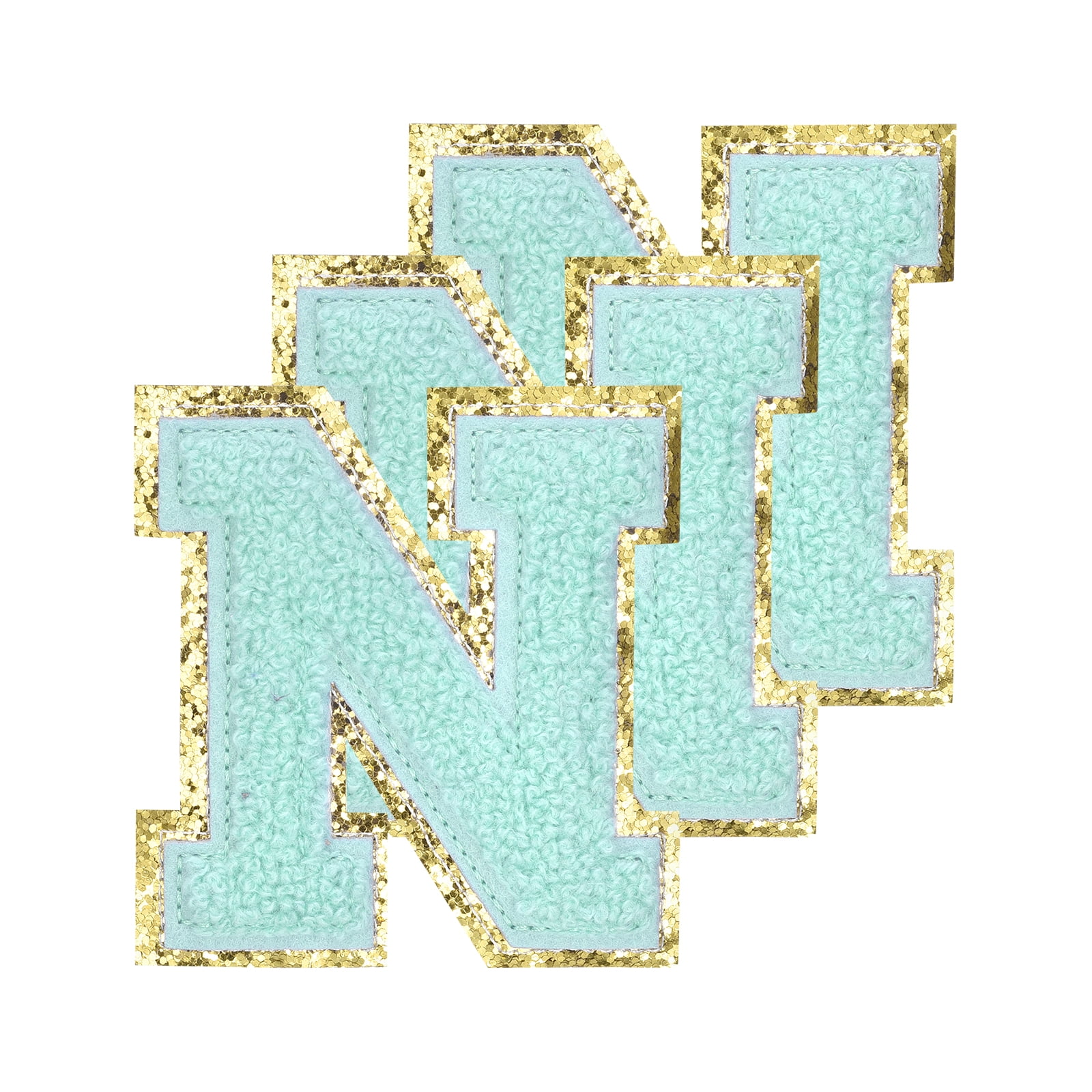 Uxcell Chenille Letters N Patches Large Size 80mm/3.15 Inch N Patches ...