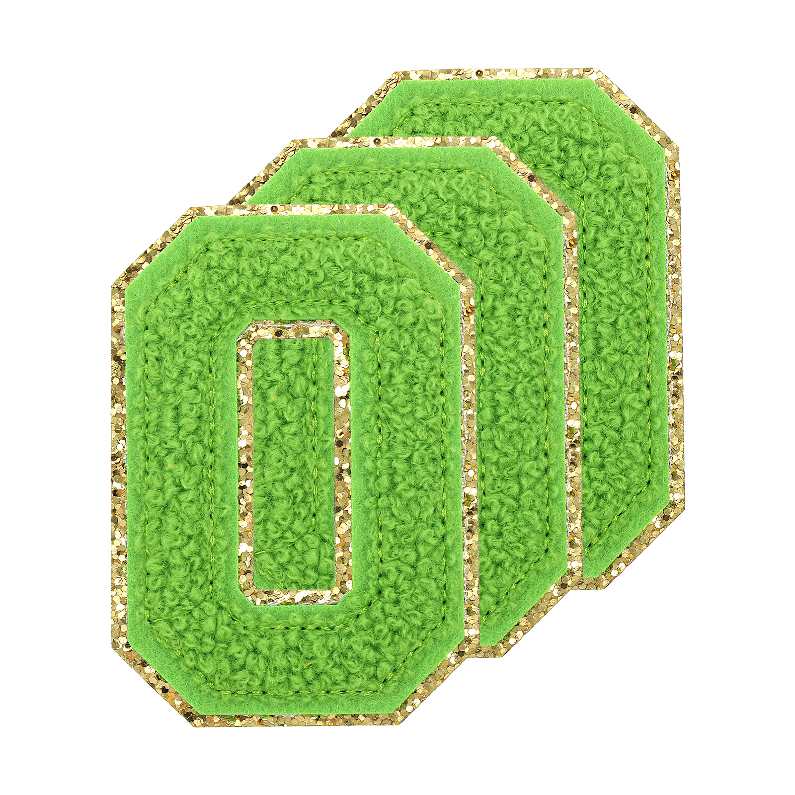 Uxcell Chenille Letters O Patches Large Size 80mm/3.15 Inch O Patches ...