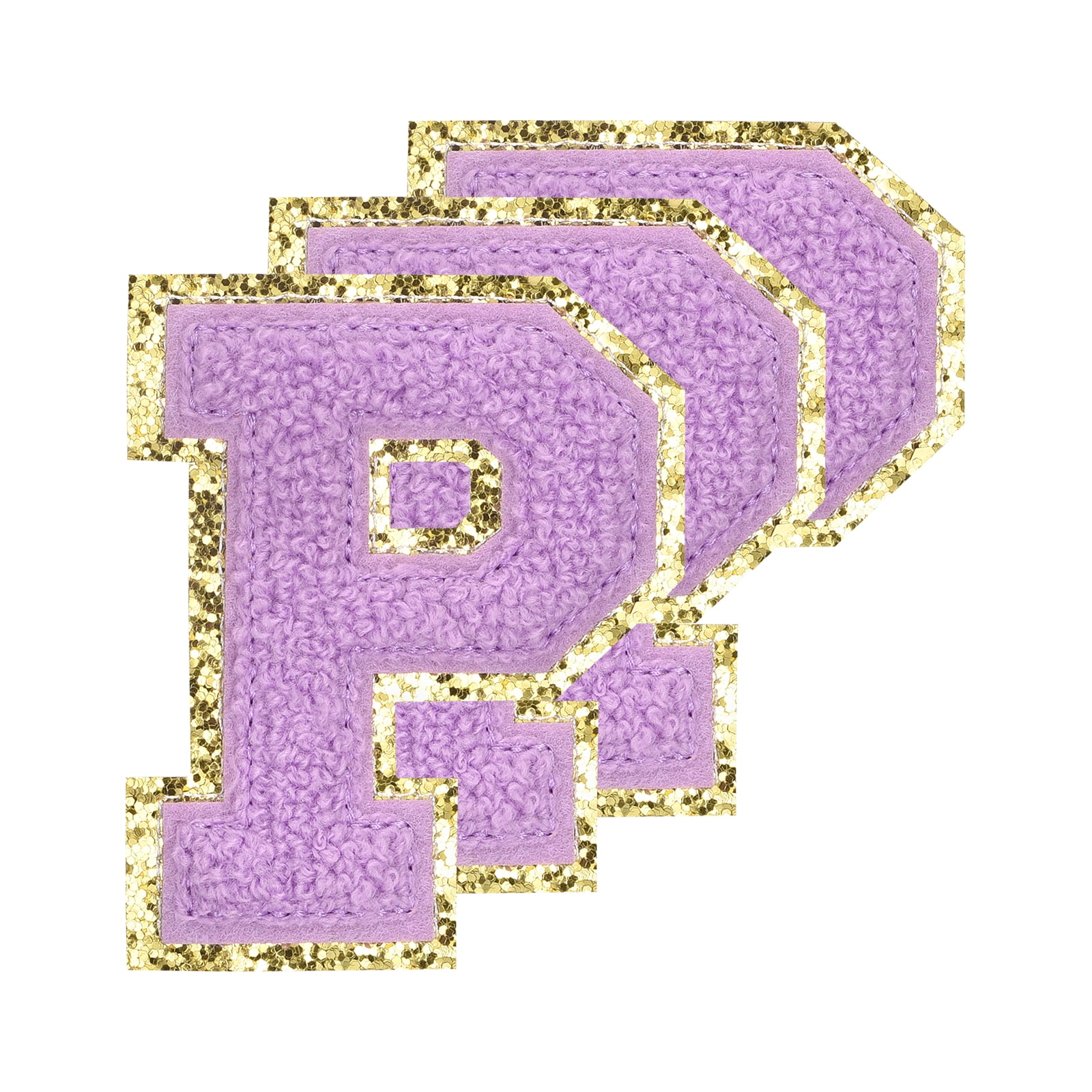 Uxcell Chenille Letters P Patches Large Size 80mm/3.15 Inch P Patches ...