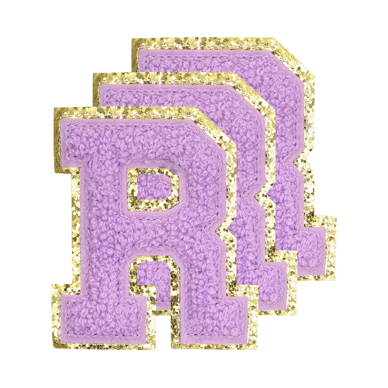 Uxcell Chenille Letters R Patches Large Size 80mm/3.15 Inch R Patches ...