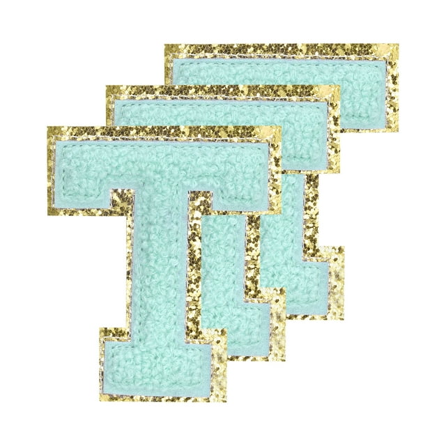 Uxcell Chenille Letters T Patches Large Size 80mm/3.15 Inch T Patches ...
