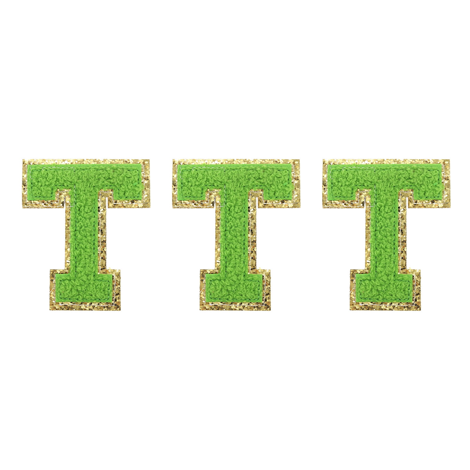 Uxcell Chenille Letters T Patches Large Size 80mm/3.15 Inch T Patches ...