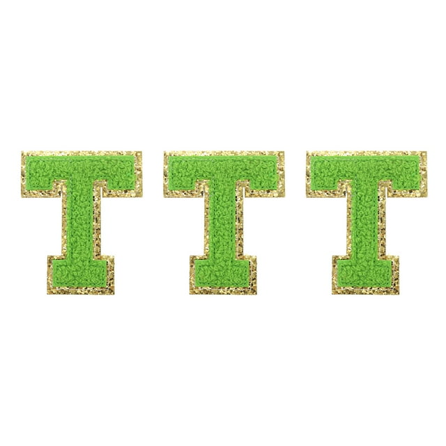 Uxcell Chenille Letters T Patches Large Size 80mm/3.15 Inch T Patches ...