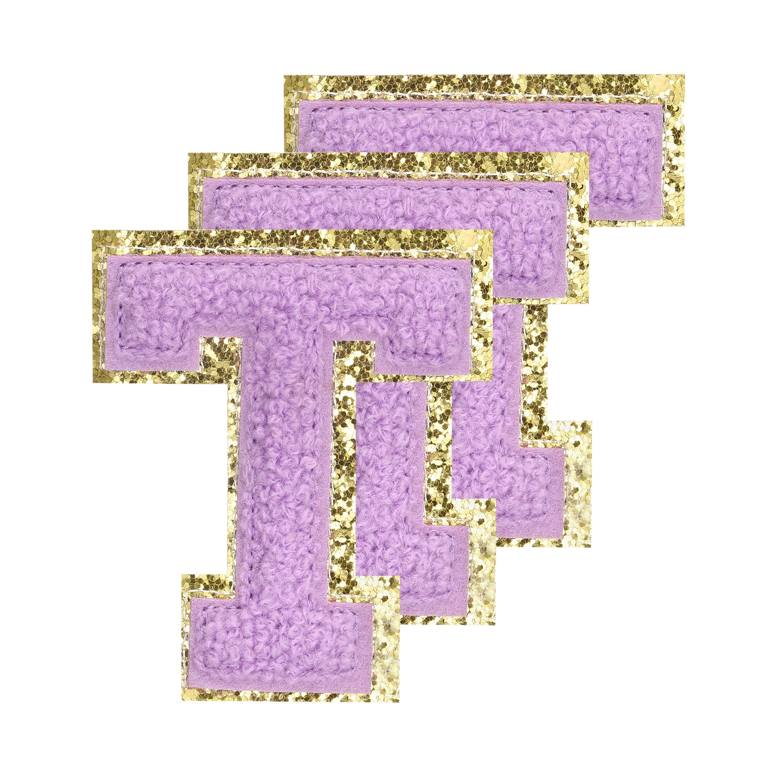 Uxcell Chenille Letters T Patches Large Size 80mm/3.15 Inch T Patches ...