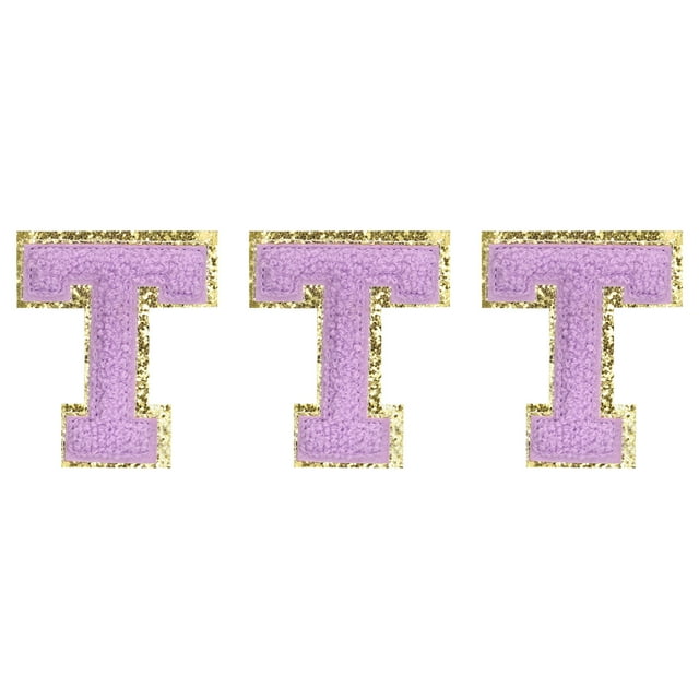 Uxcell Chenille Letters T Patches Large Size 80mm/3.15 Inch T Patches ...
