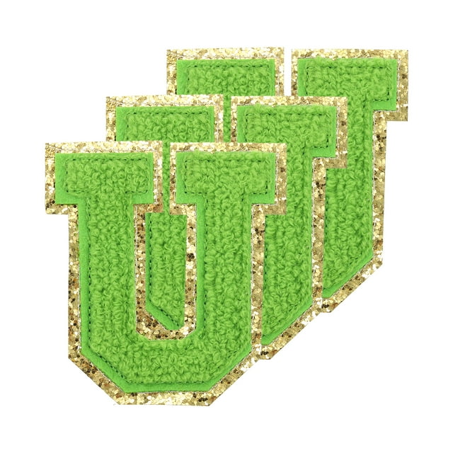 Uxcell Chenille Letters U Patches Large Size 80mm/3.15 Inch U Patches ...