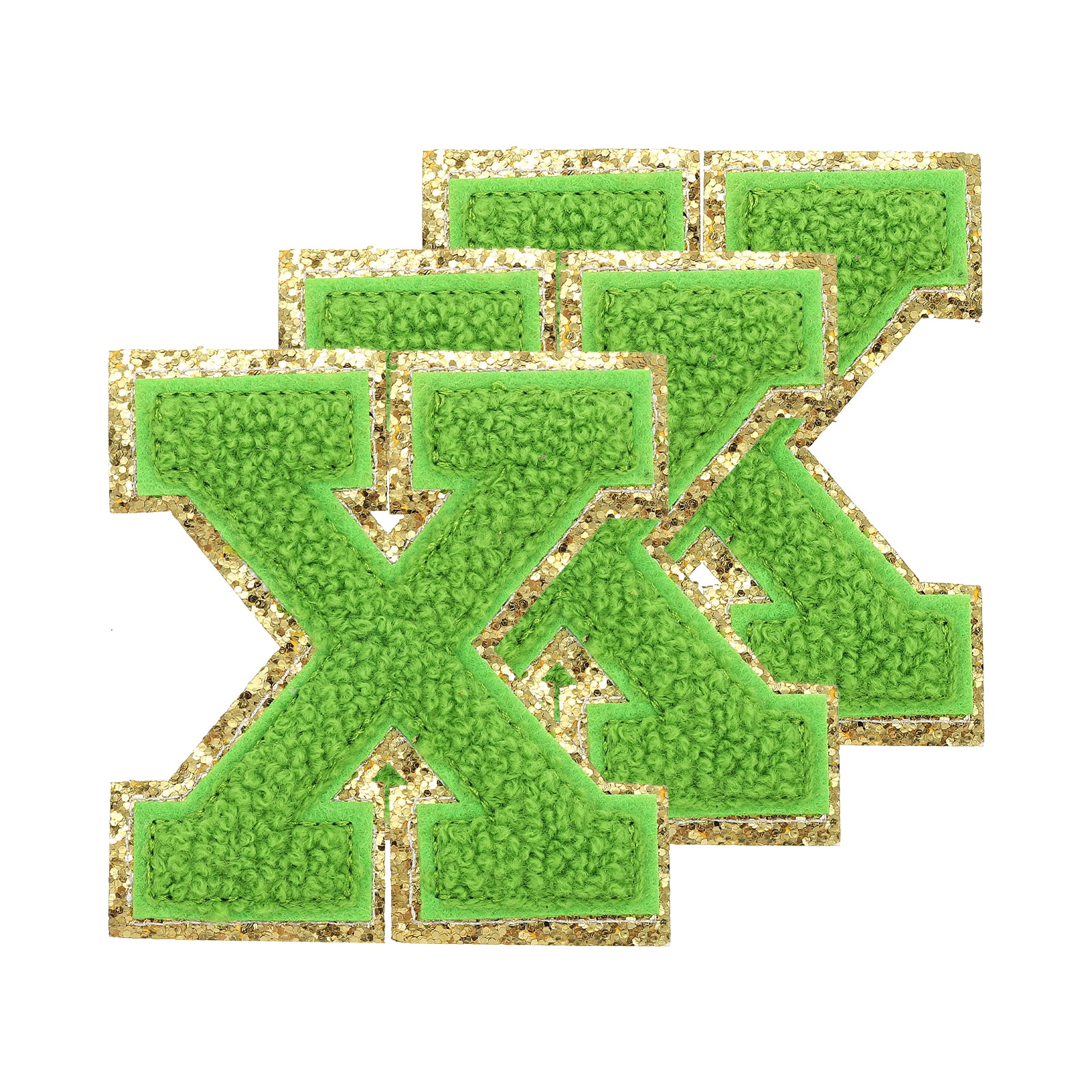 Uxcell Chenille Letters X Patches Large Size 80mm/3.15 Inch X Patches ...
