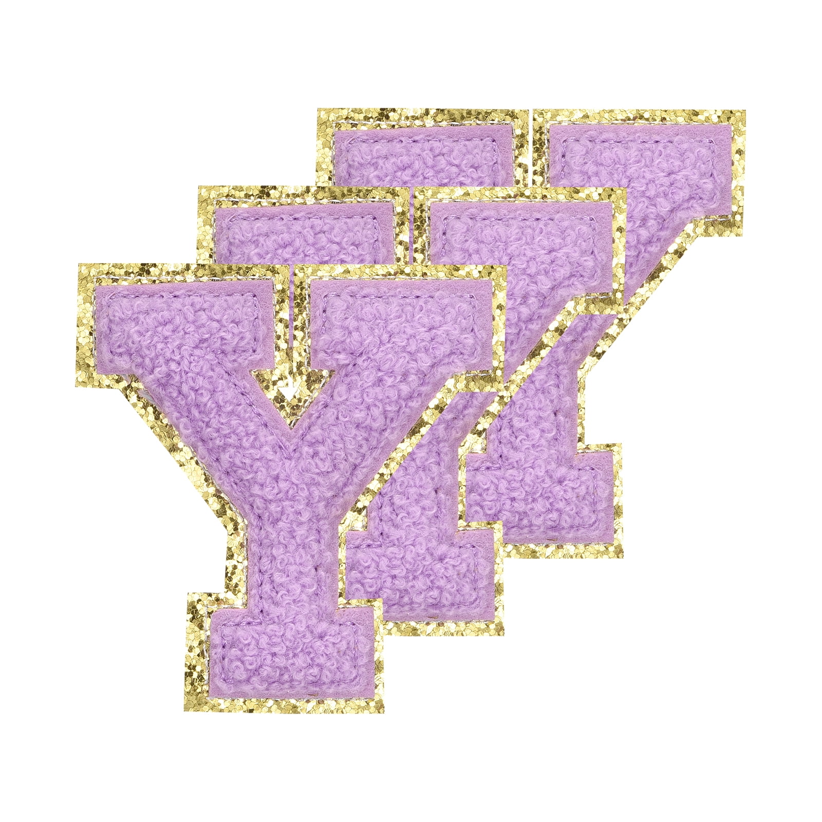 Uxcell Chenille Letters Y Patches Large Size 80mm/3.15 Inch Y Patches ...