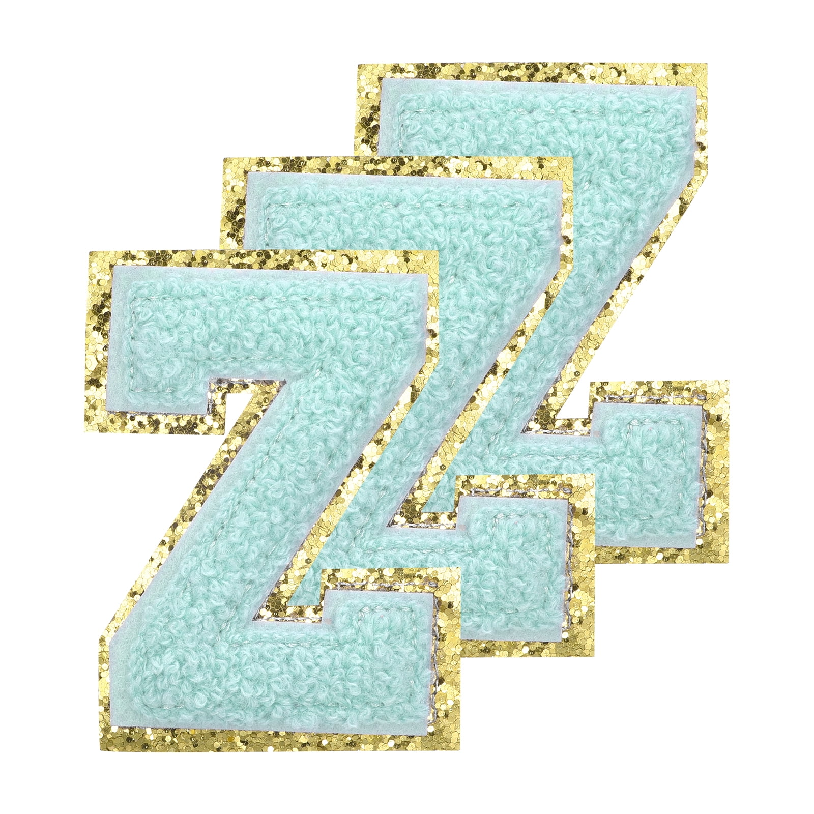 Uxcell Chenille Letters Z Patches Large Size 80mm/3.15 Inch Z Patches ...